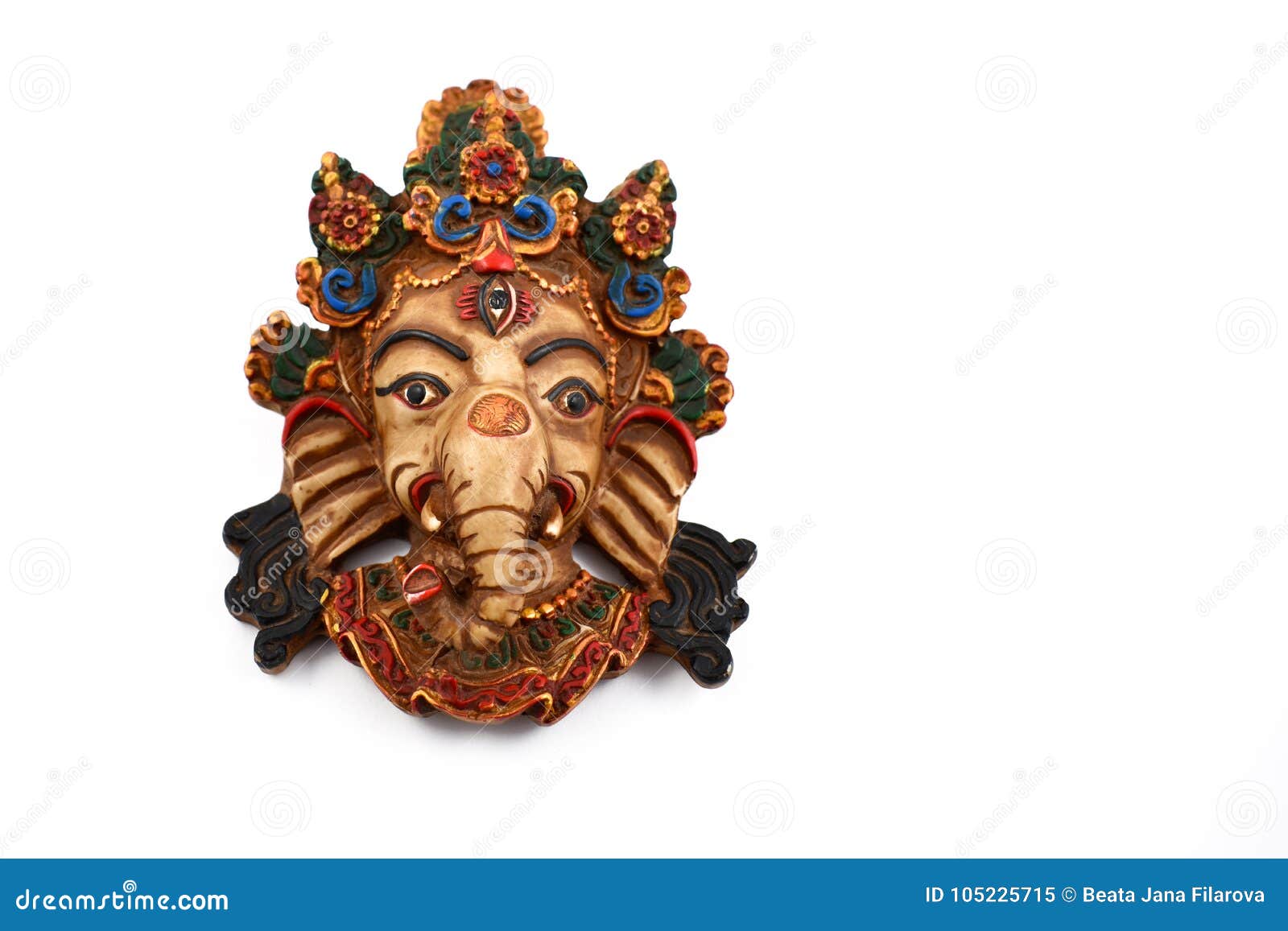 Ganesha head stock images stock image. Image of indian - 105225715