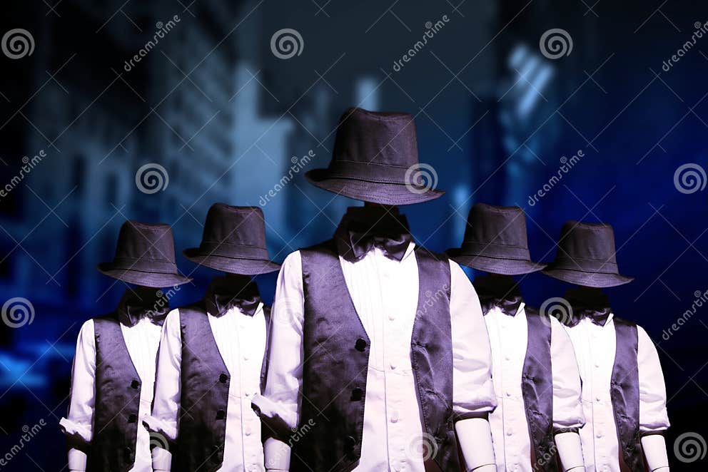 Gang of bandits stock image. Image of dance, gang, mafioso - 7295209