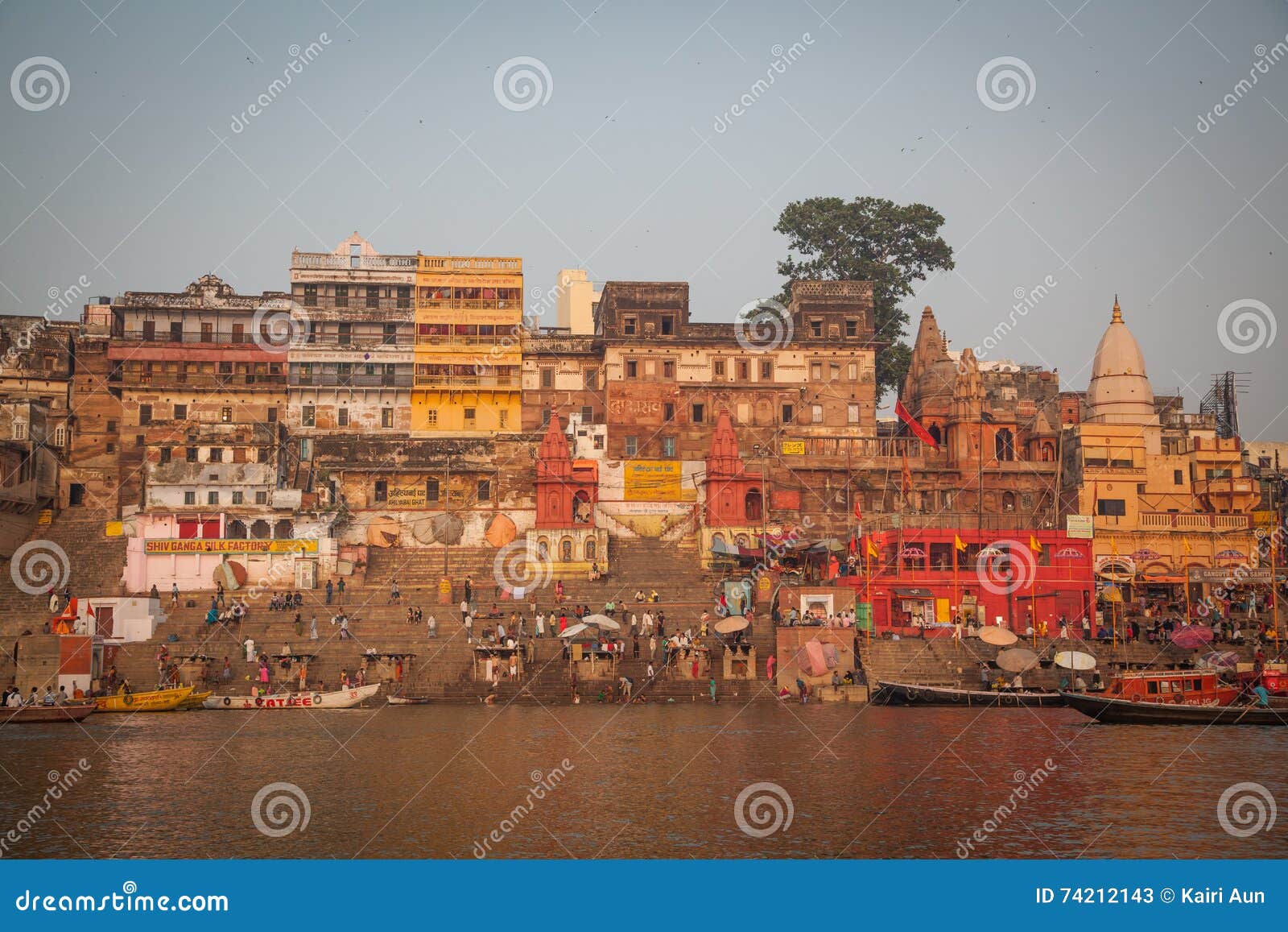 Ganges Riverside editorial stock photo. Image of india - 74212143