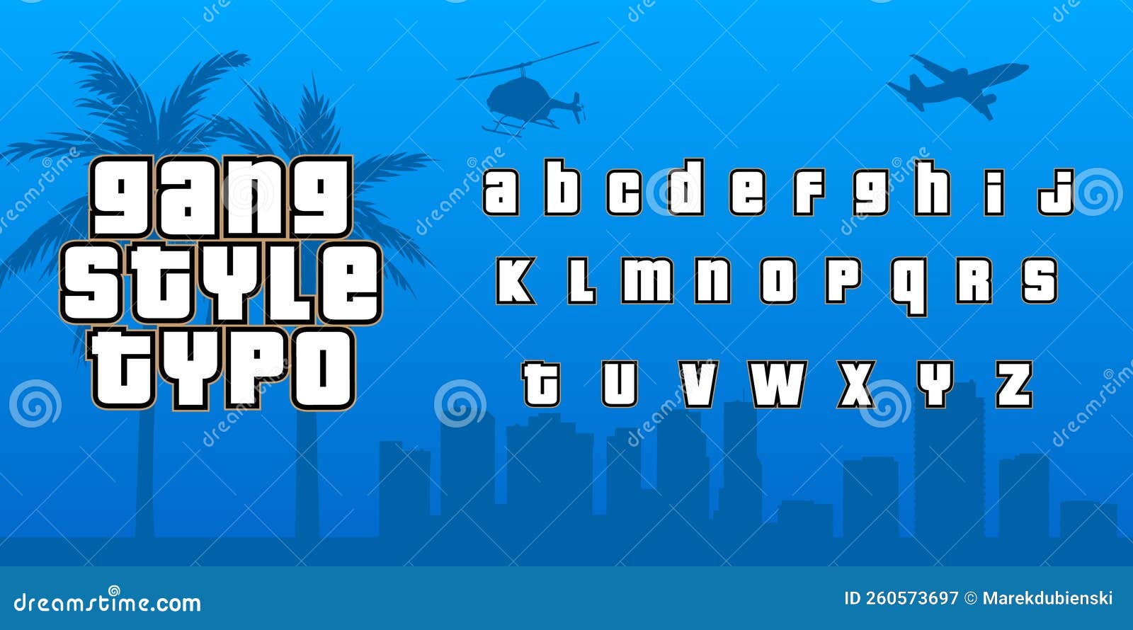 Gang Style Typo Alphabet For Rappers And Football Fans. Capital Letters ...