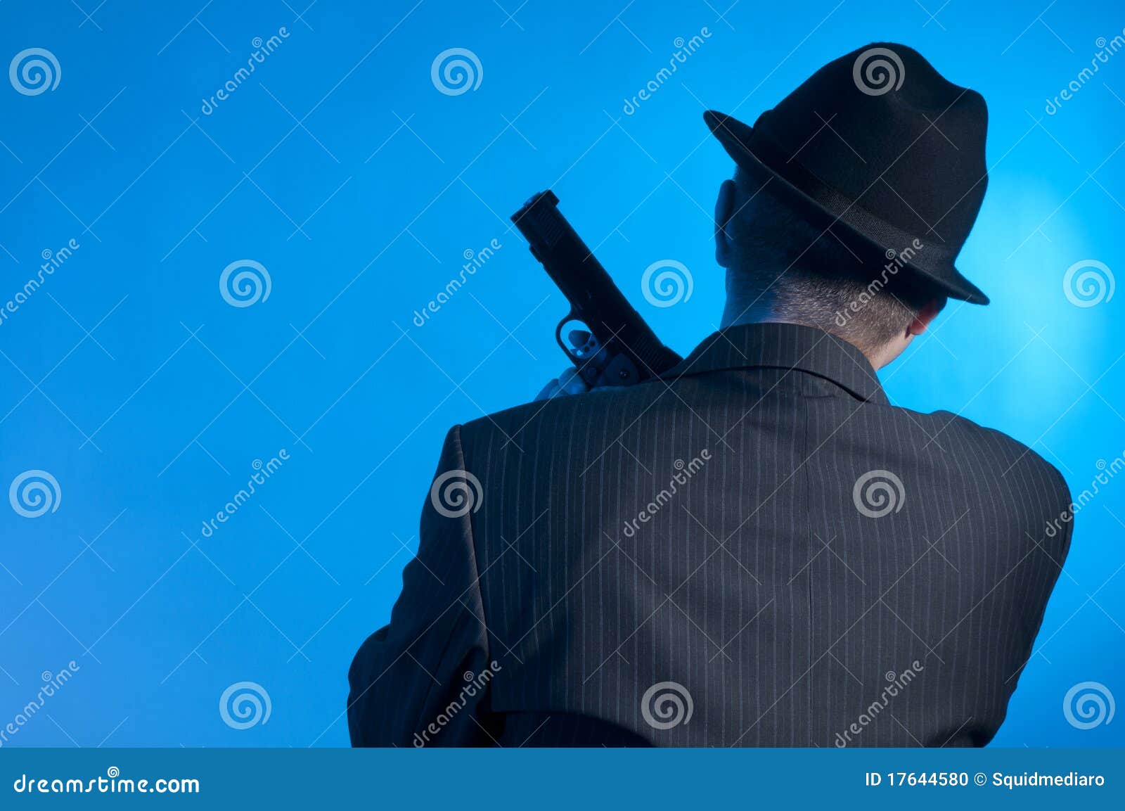 Gangster stock photo. Image of caucasian, retro, human - 17644580