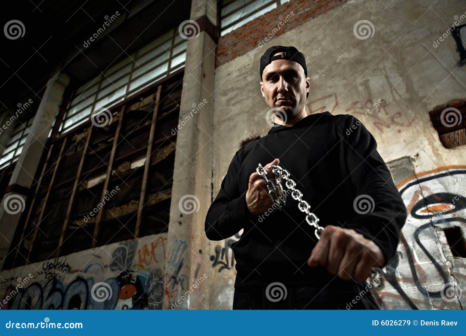 The gangster stock image. Image of building, aggression - 6026279