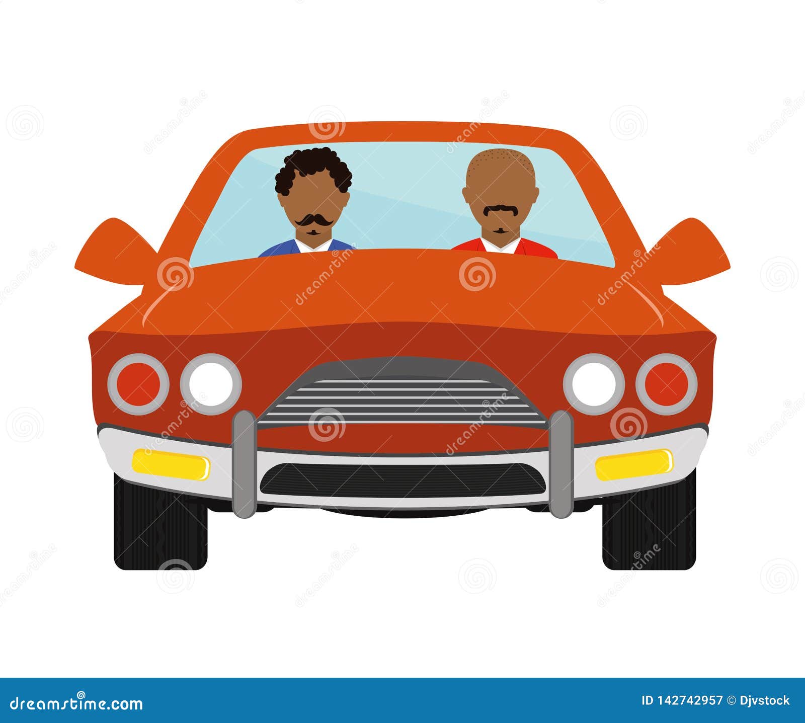 Gangster in car icon stock vector. Illustration of automobile - 142742957