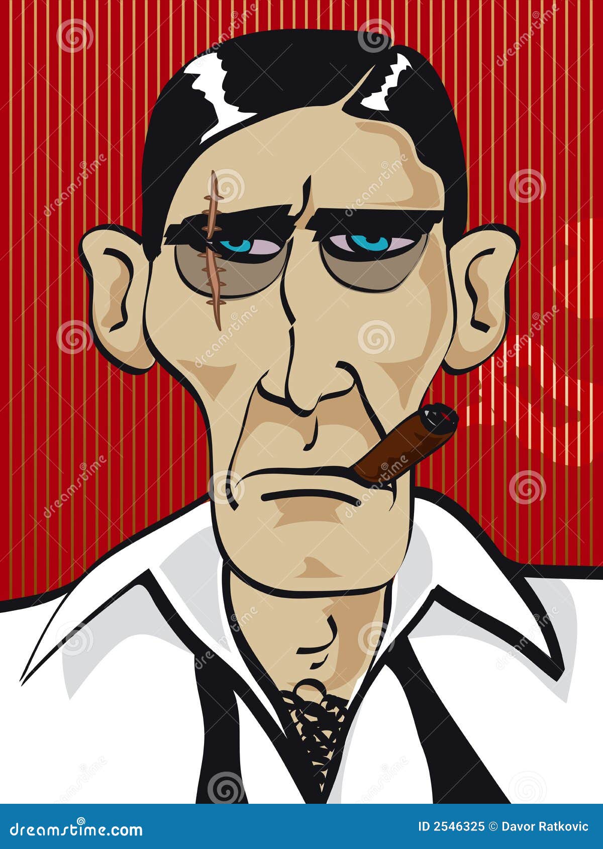 Scarface Cartoons, Illustrations & Vector Stock Images - 25 Pictures to ...