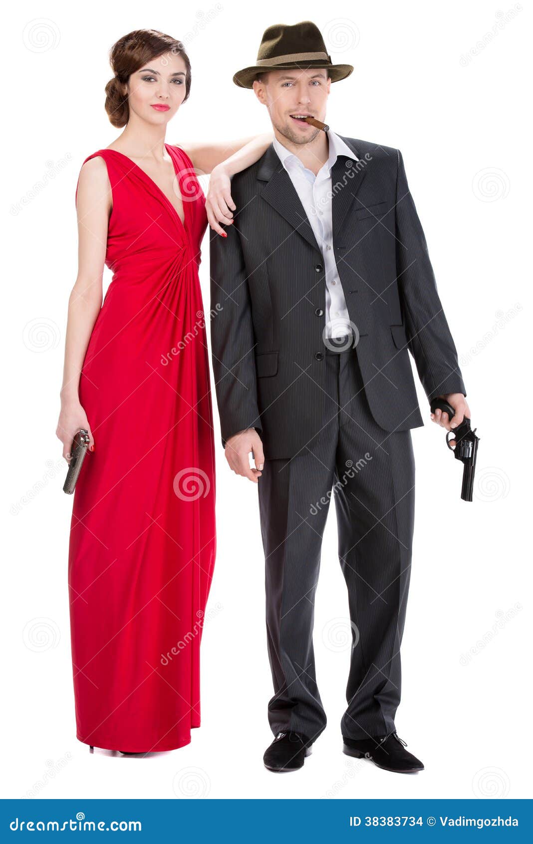 Gangsters stock photo. Image of couple, girl, security - 38383734