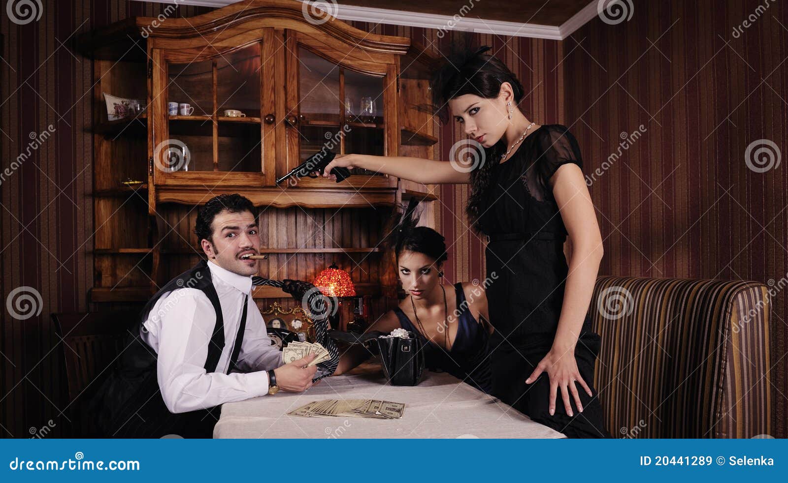 Gangsters Who Share the Money, Stock Image - Image of mafia, handsome ...