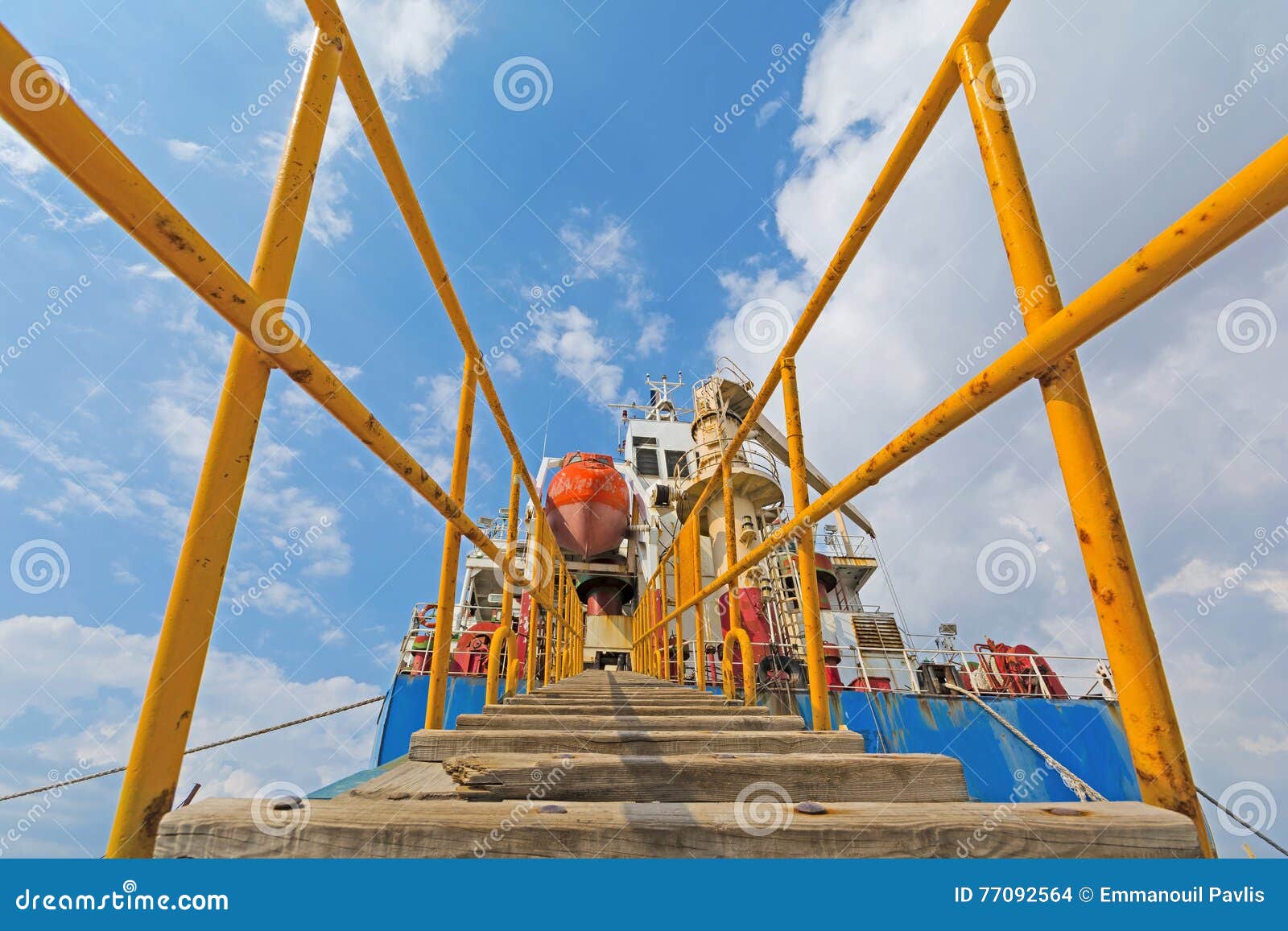 Gangway stock photo. Image of gangplank, shipping, vessels - 77092564