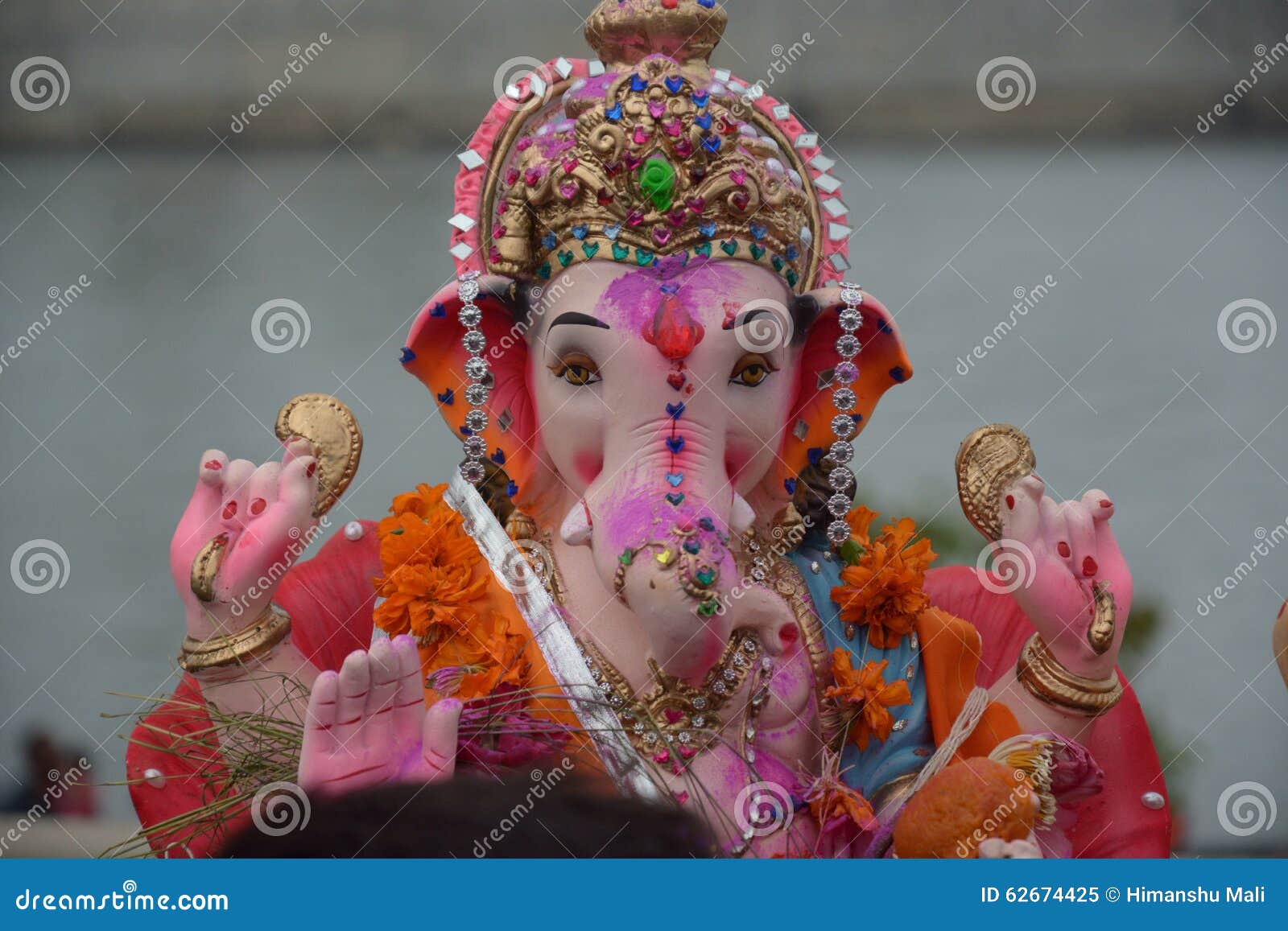 Ganpati Bappa stock image. Image of religion, hindu, ganpati - 62674425