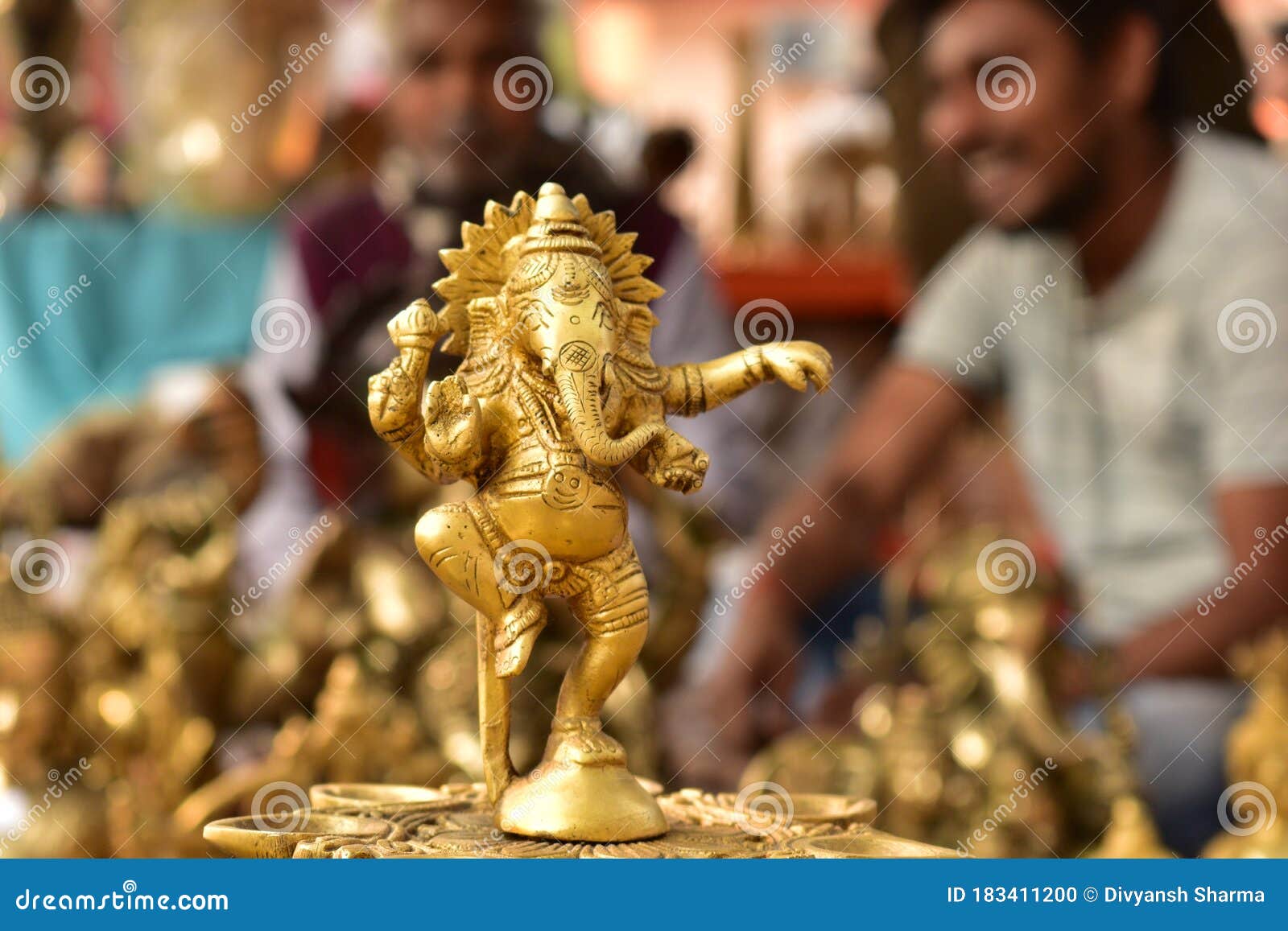 Ganpati Bappa stock photo. Image of ganpati, monument - 183411200