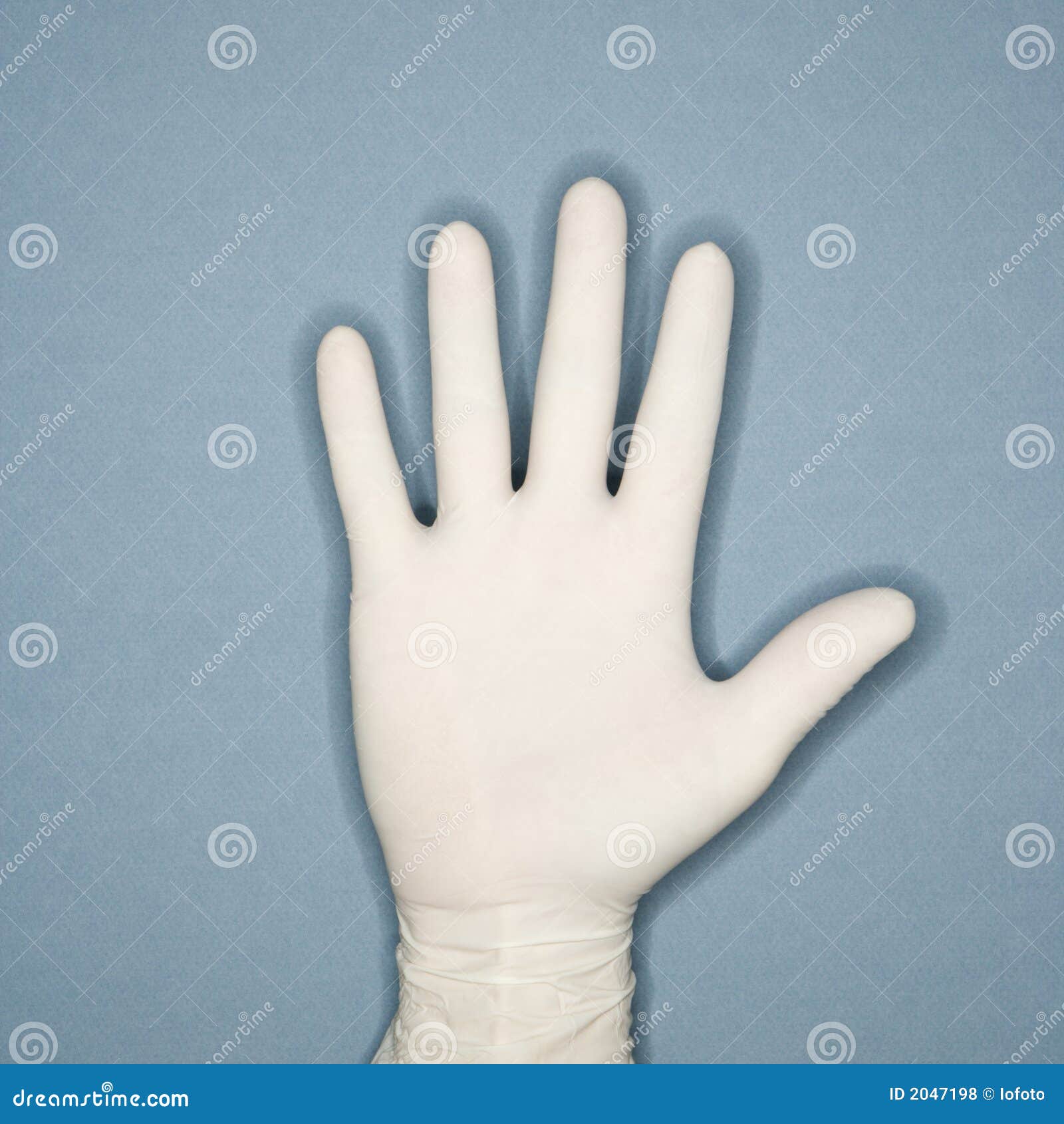 Gant S'usant De Latex De Main. Photo stock - Image du protection ...