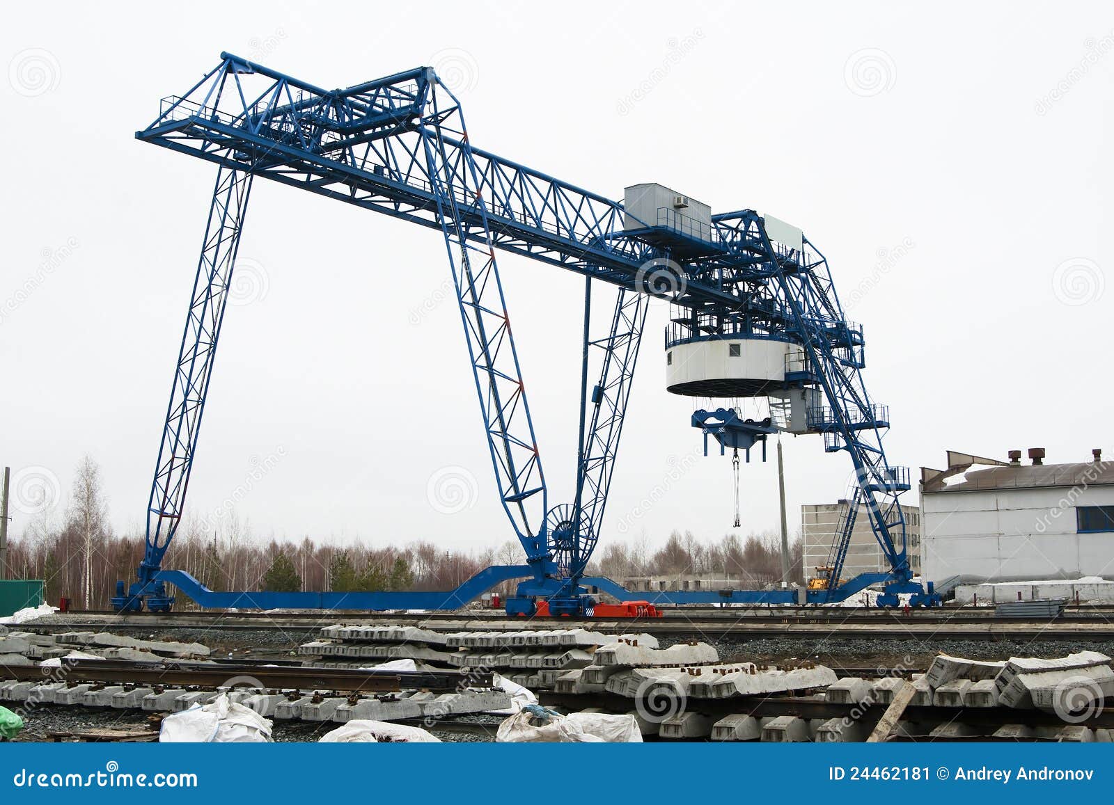 Gantry crane stock image. Image of hoistman, cargo, control - 24462181
