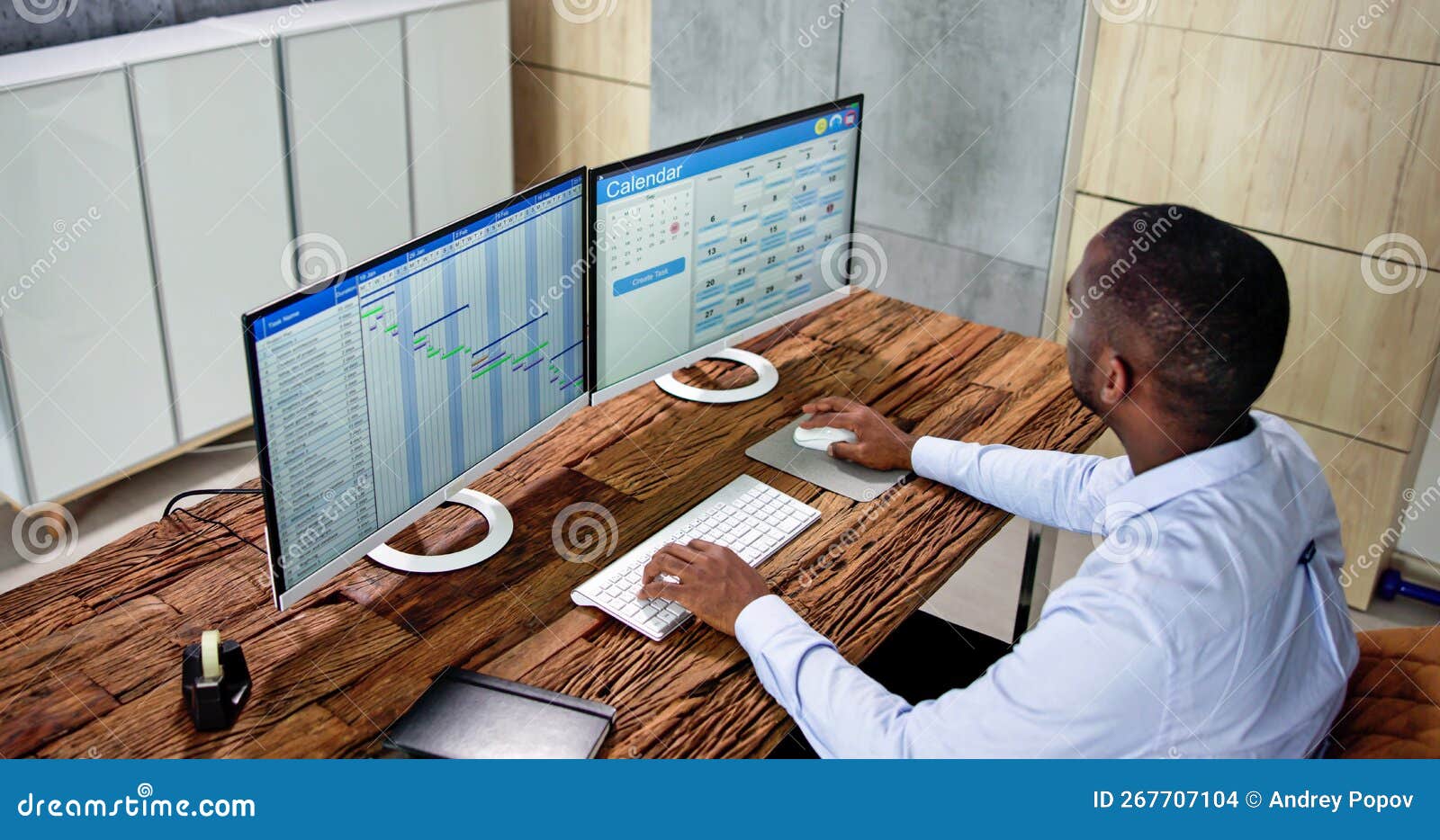 Gantt Chart Calendar Schedule Stock Photo - Image of chart, spreadsheet ...
