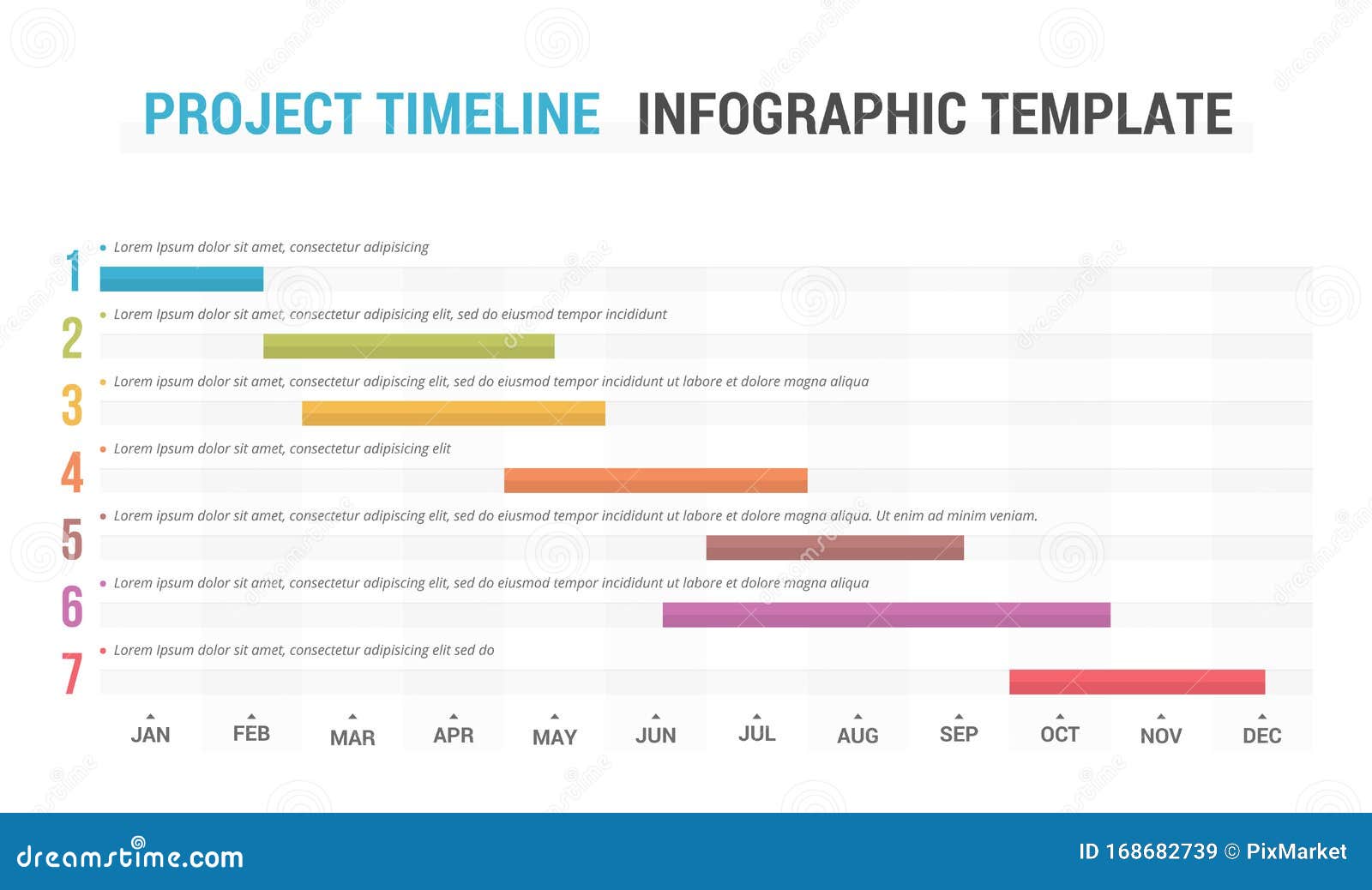 Timeline Infographics Cartoon Vector | CartoonDealer.com #168682739