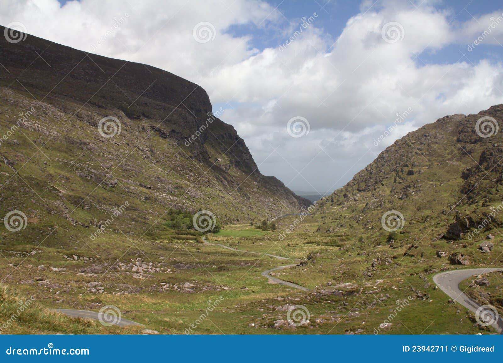 Gap of Dunloe, Ireland. stock image. Image of field, travel - 23942711