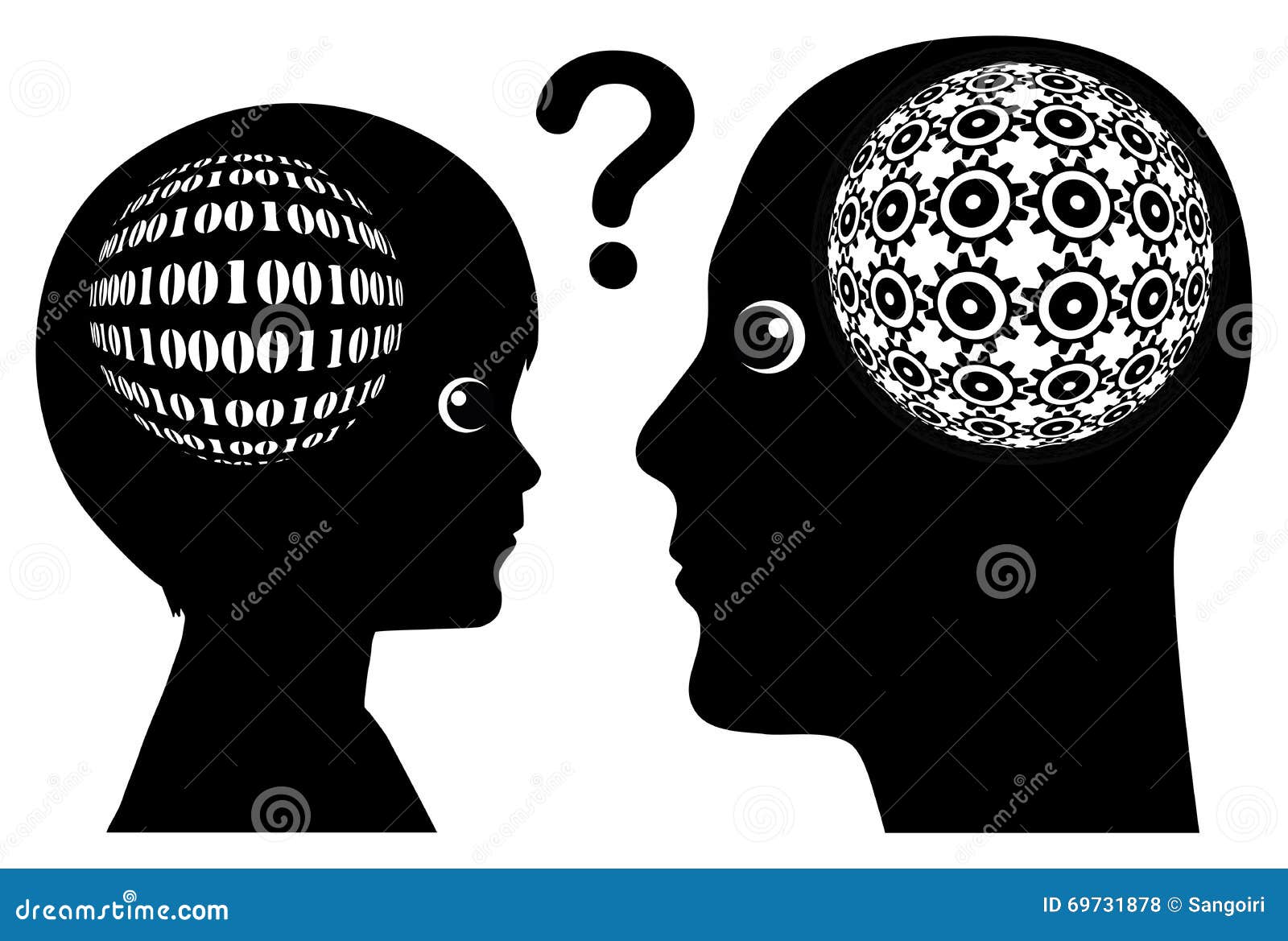 Gap in Knowledge stock illustration. Illustration of concept - 69731878