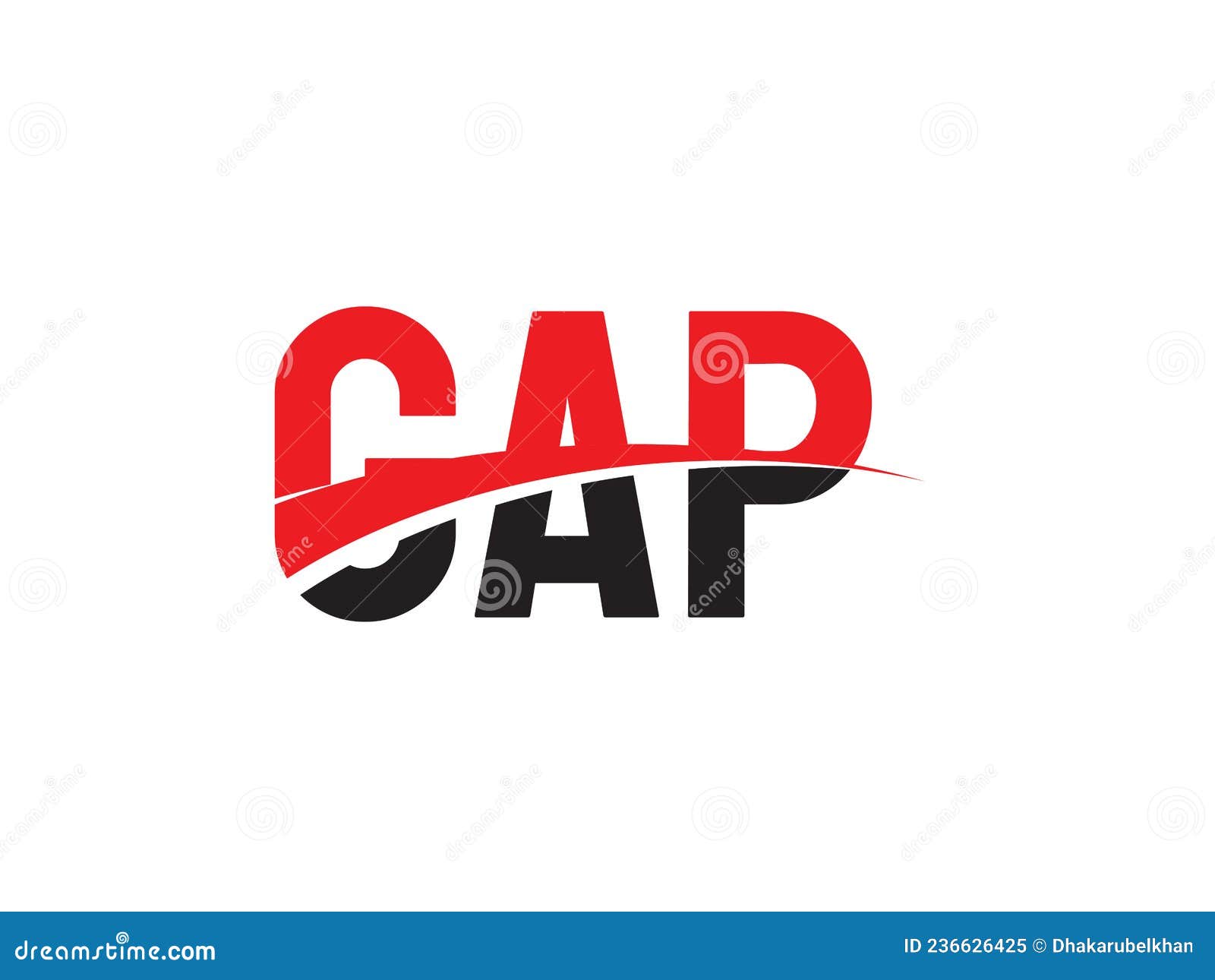 GAP Letter Initial Logo Design Vector Illustration Stock Vector ...