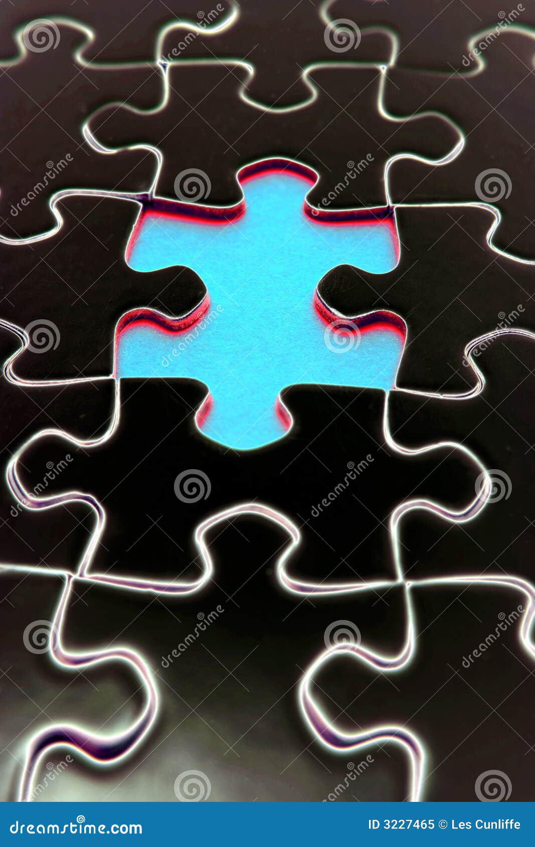 Gap in puzzle stock image. Image of dependence, link, colour - 3227465