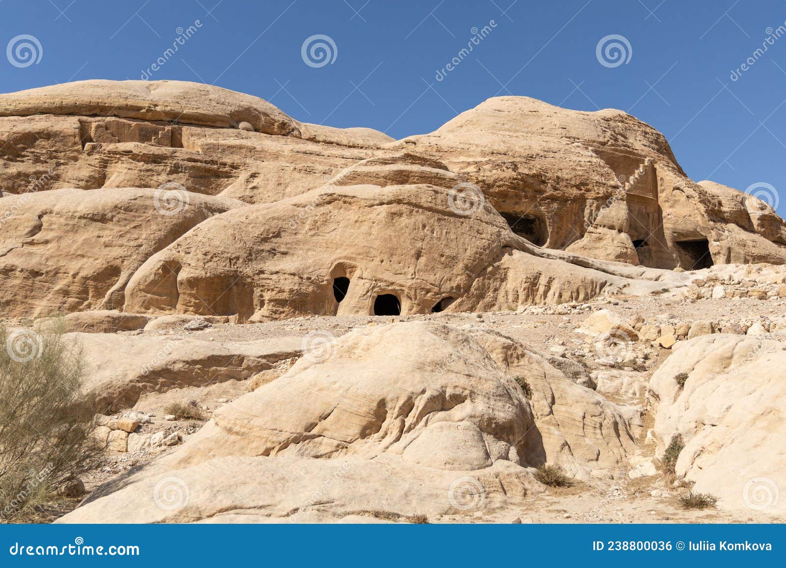 Gap between Rocks Petra Jordan Stock Photo - Image of hiking, nature ...