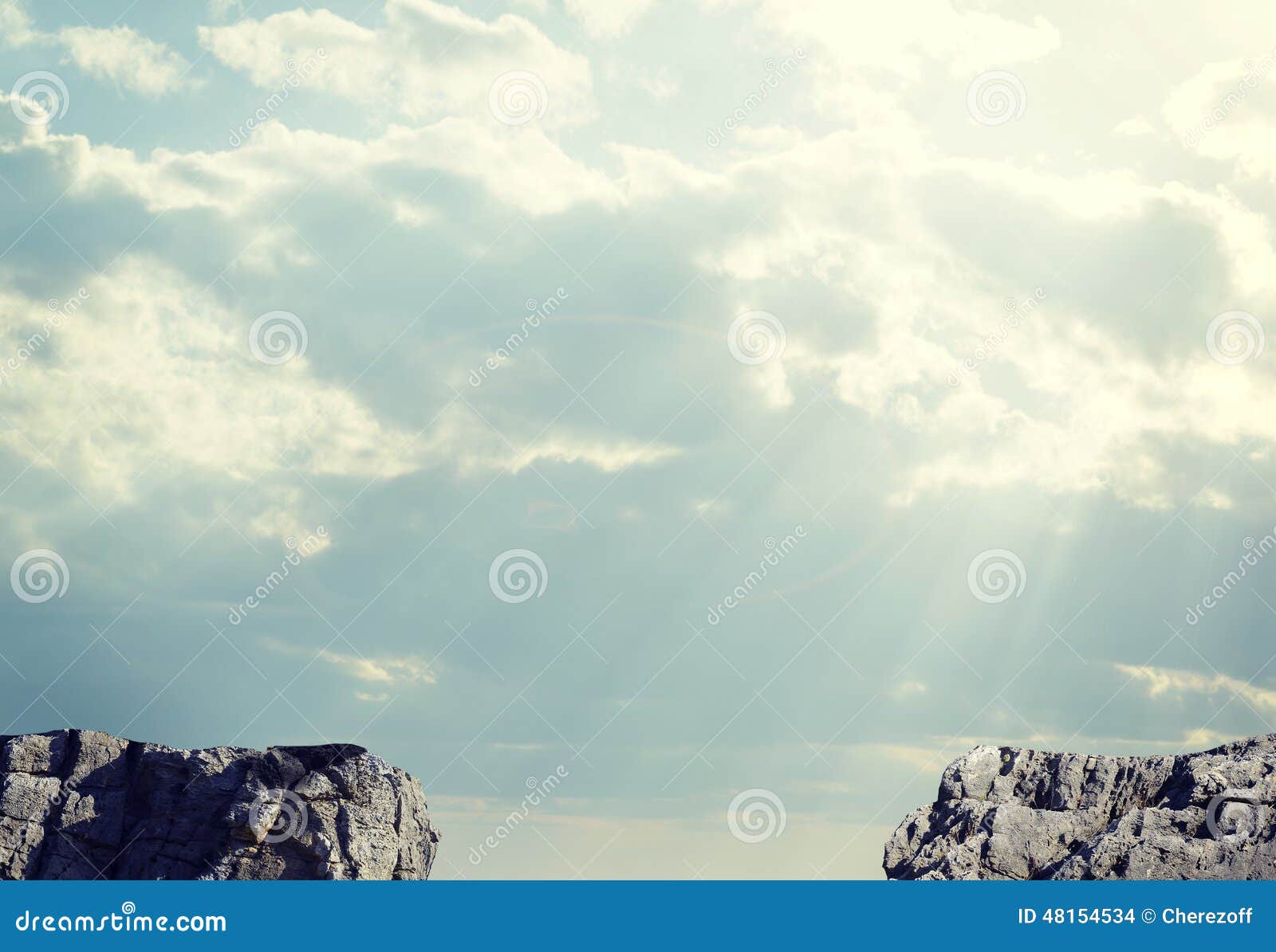 Gap in Rocky Pathway or Chasm between Two Rocks Stock Photo - Image of ...