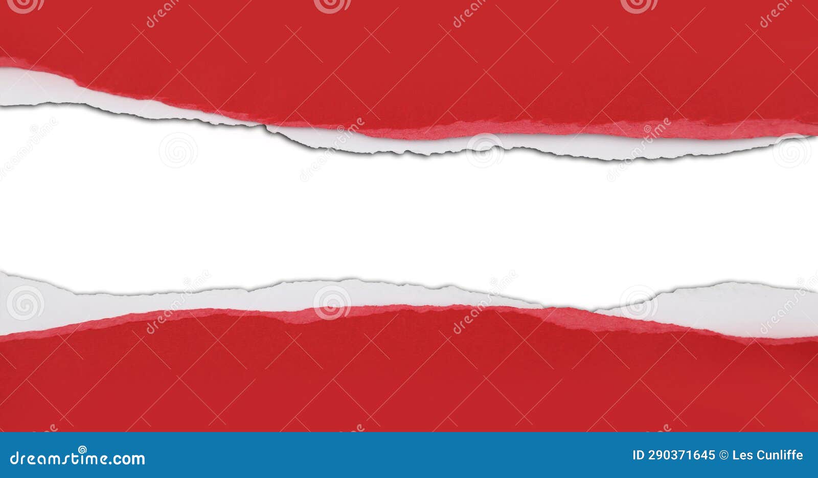 Torn red paper stock image. Image of frame, advertising - 290371645