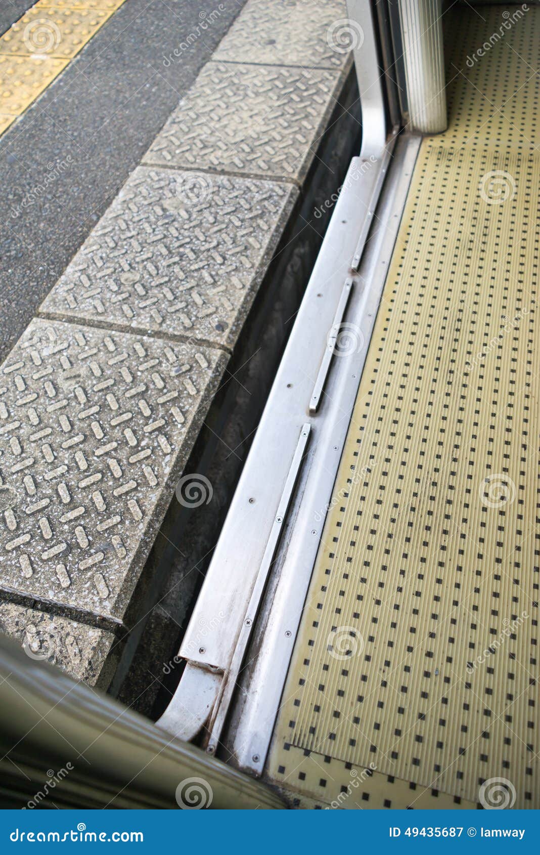 The Gap between the Train and Platform Stock Image - Image of passenger ...