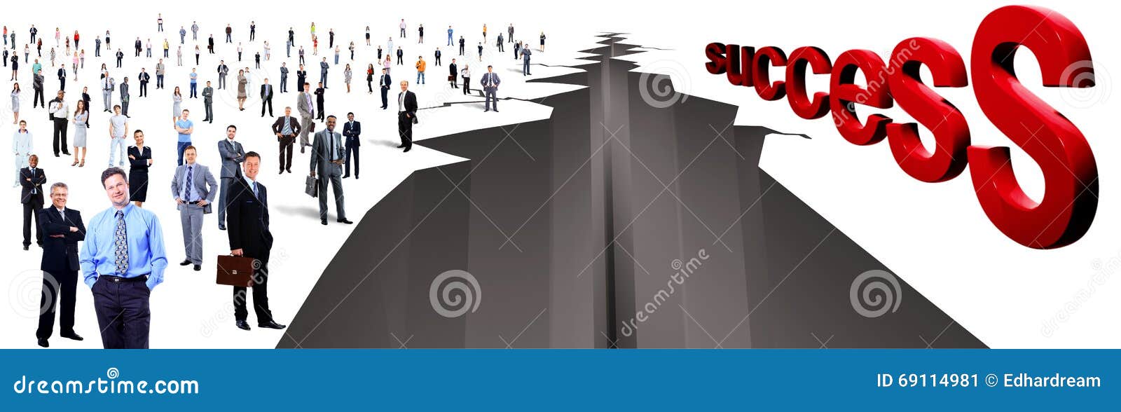 Gap between Two Large Group of People Stock Image - Image of occupation ...