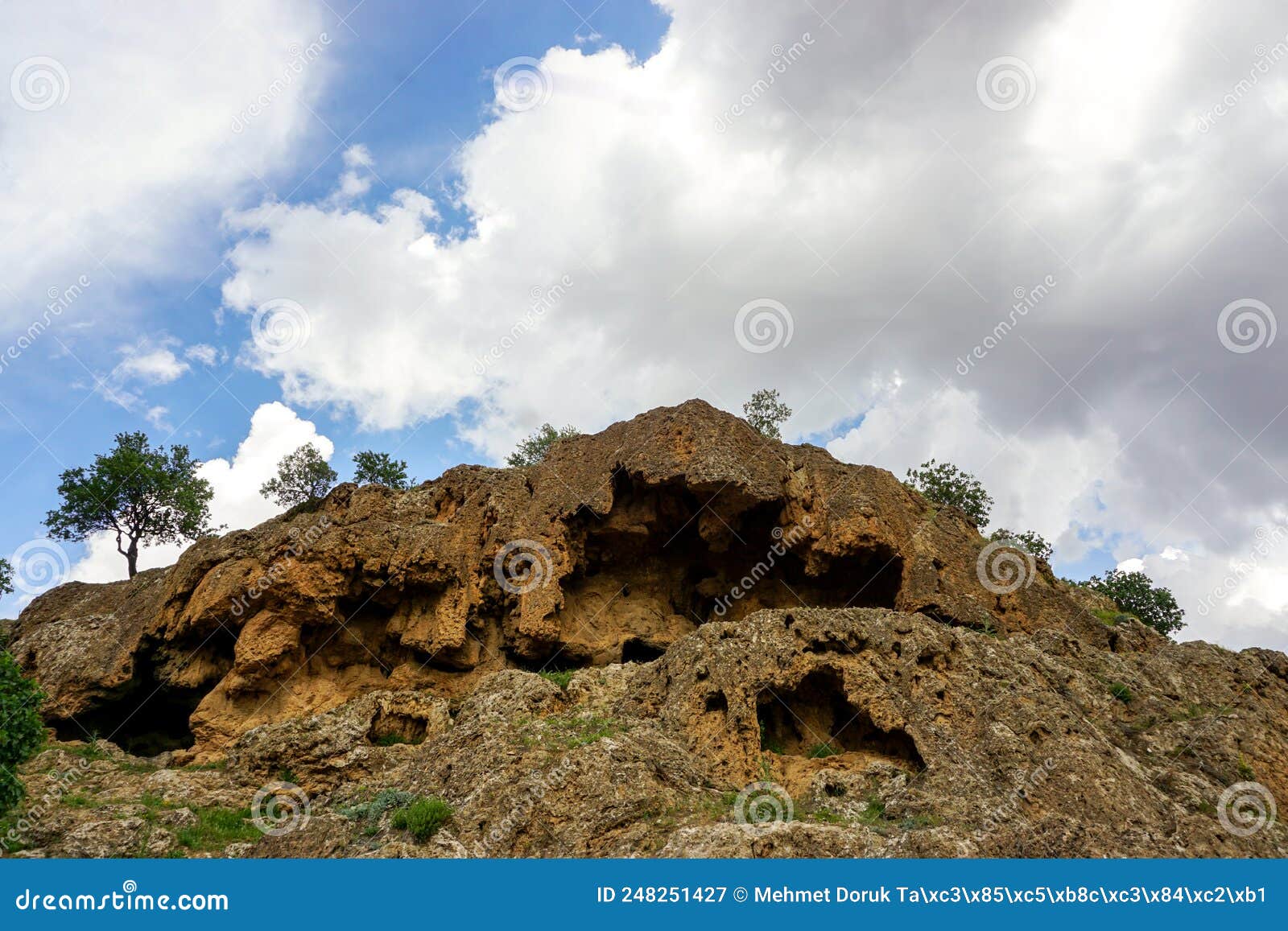 Gap Waterfall Pond in Derik Mardin Turkey Stock Image - Image of famous ...