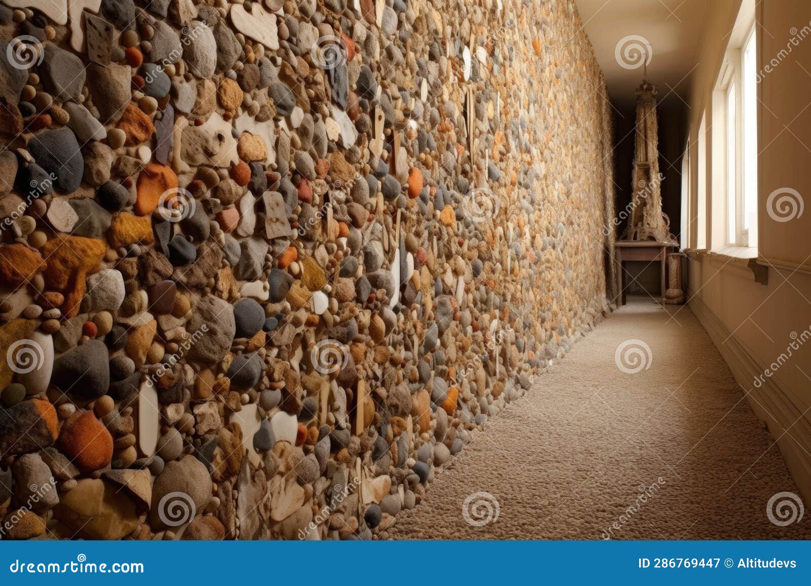 Gaps in Wall Filled with Small Stones, Soil Stock Image - Image of soil ...