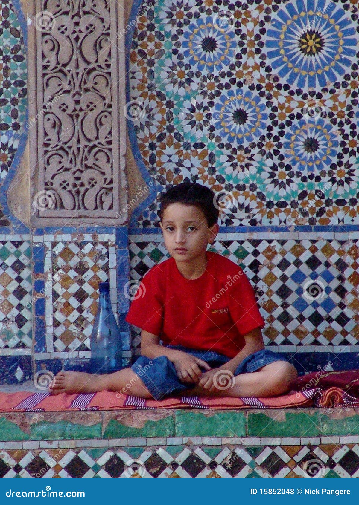 Garçon marocain photo stock éditorial. Image du tanger - 15852048