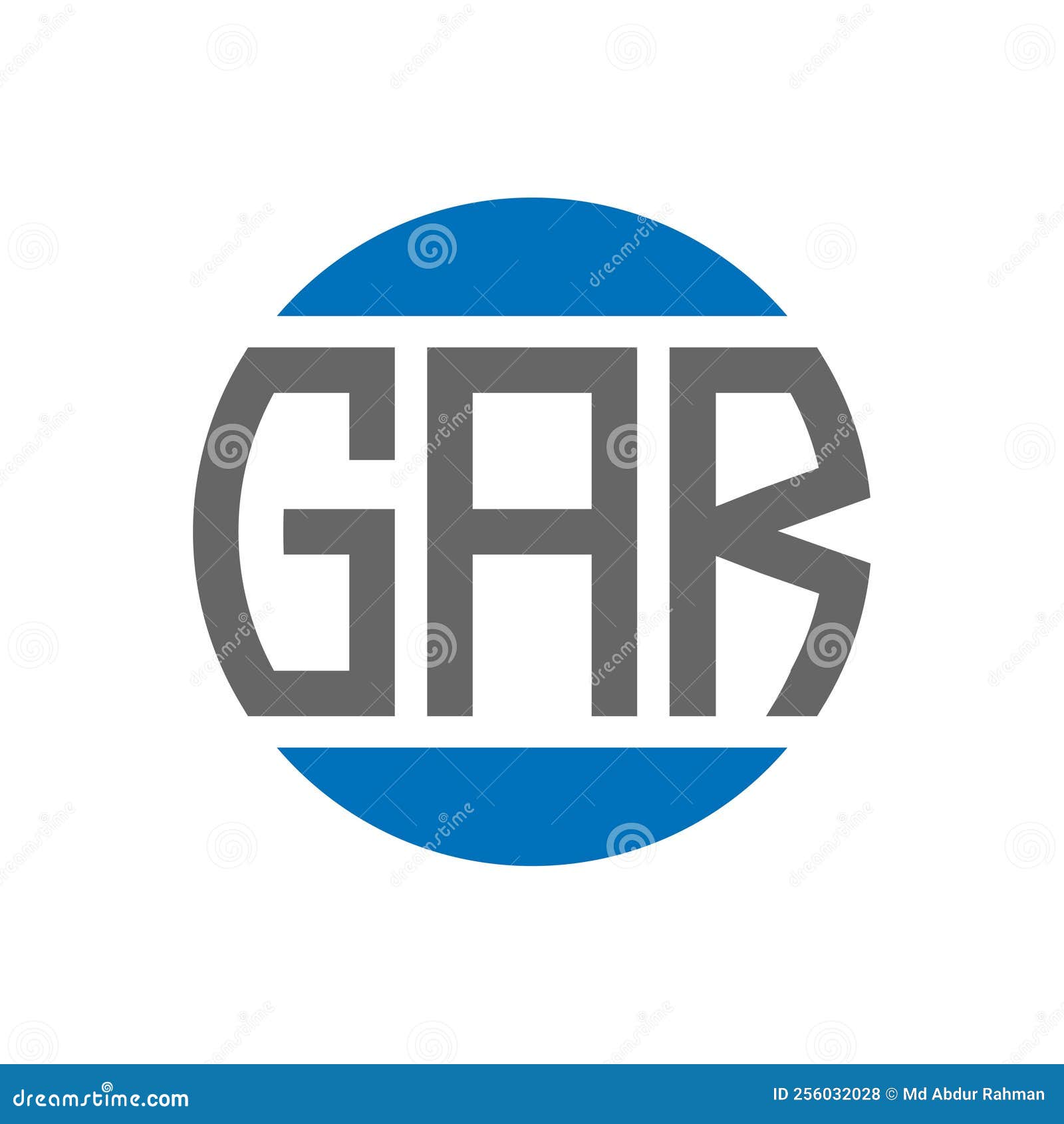 GAR Letter Logo Design On White Background. GAR Creative Initials ...