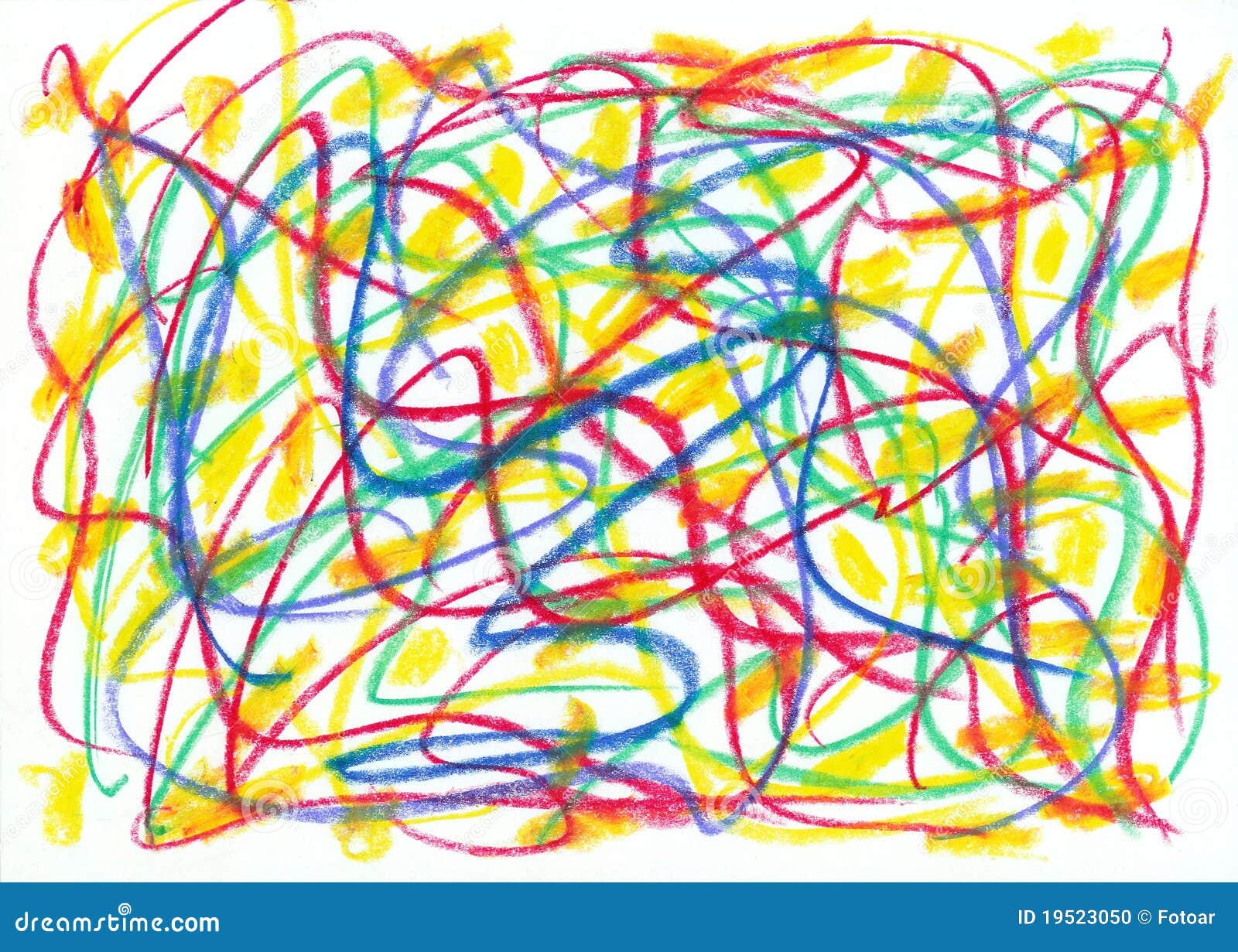 Garabato del niño stock de ilustración. Ilustración de garabato - 19523050