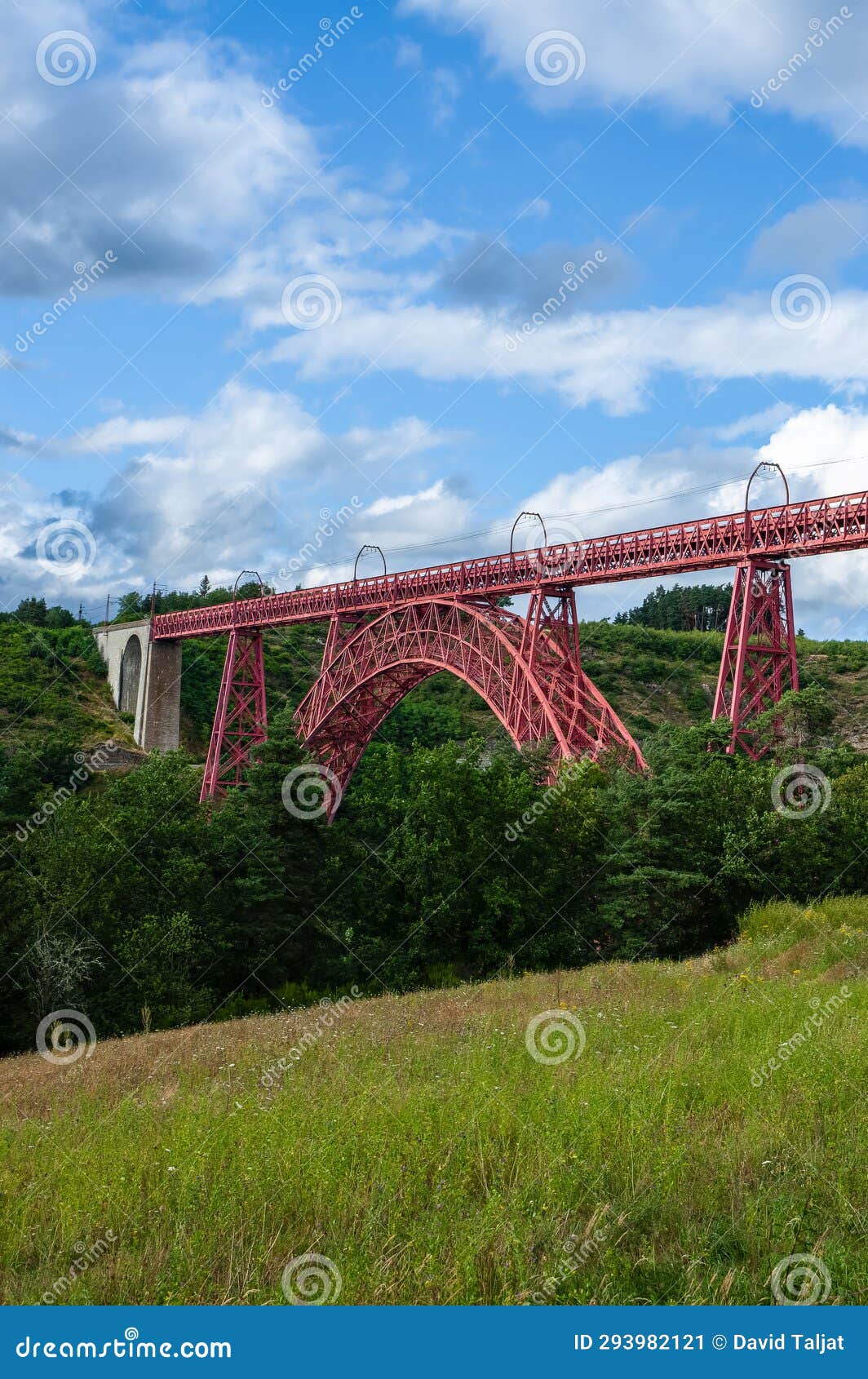 Garabit Viaduct in France stock image. Image of heritage - 293982121