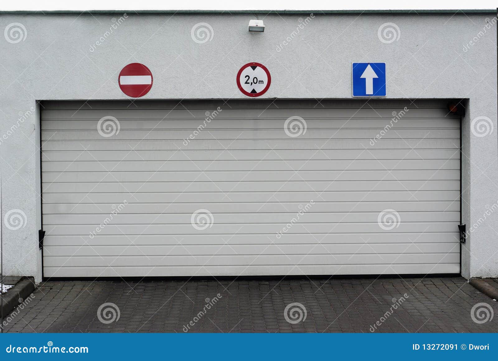 Garage stock image. Image of house, town, street, residential - 13272091