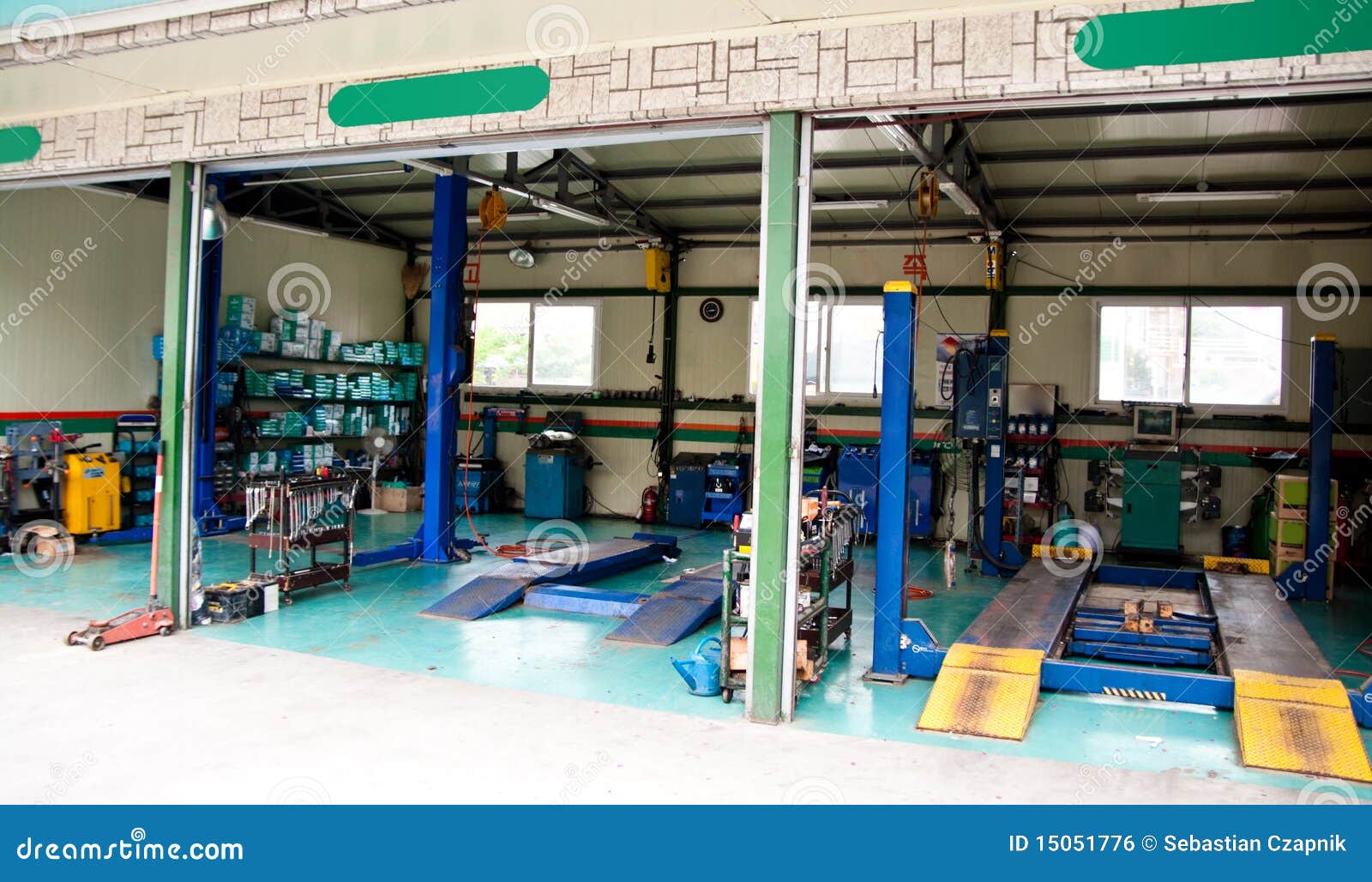 Garage stock photo. Image of garage, repair, repairs - 15051776