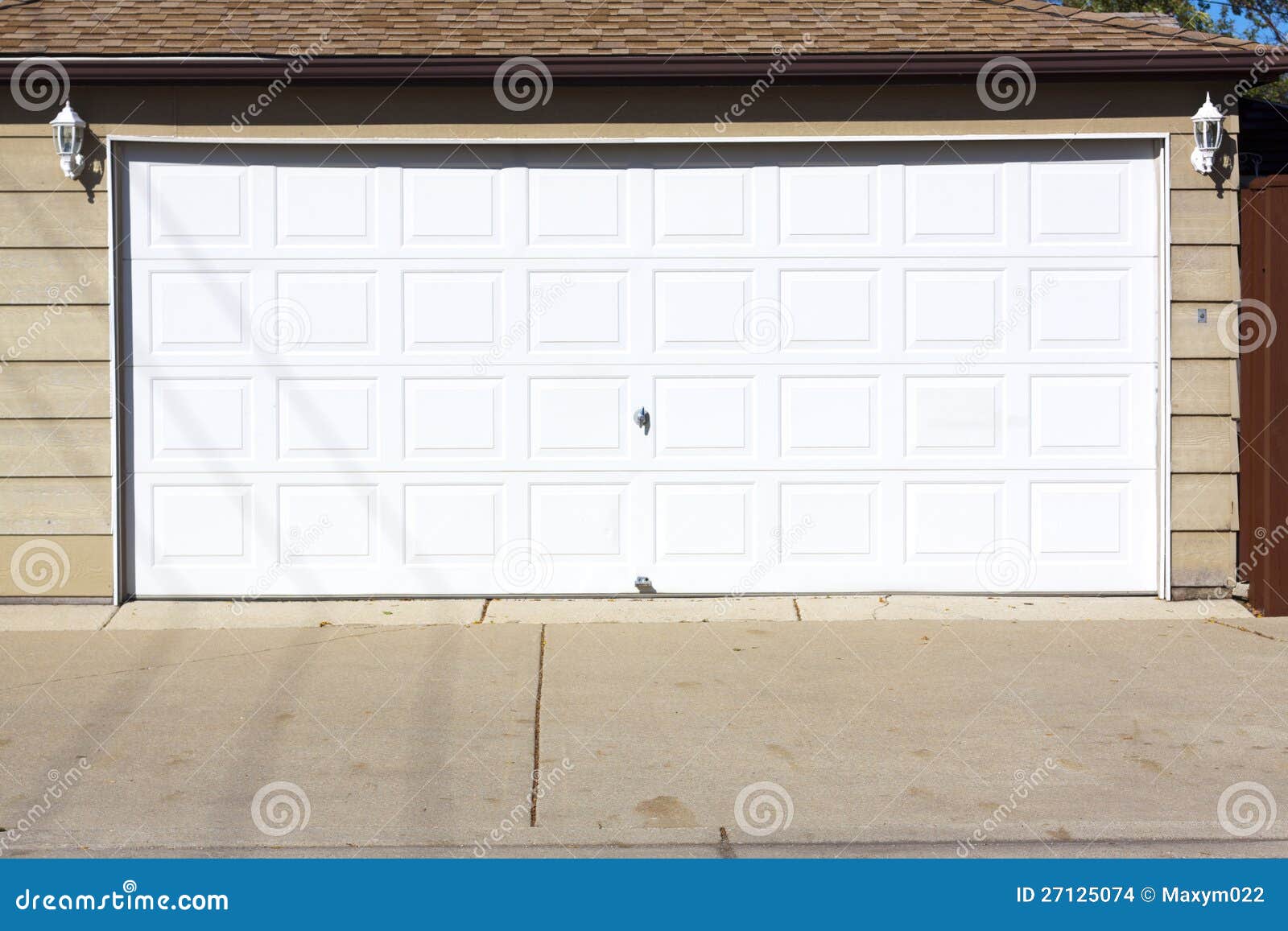 Garage stock photo. Image of architecture, house, design - 27125074