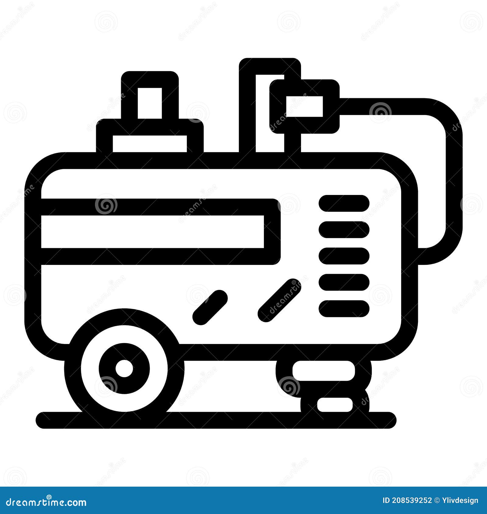 Compressor Icon Logo Vector Design | CartoonDealer.com #252953954