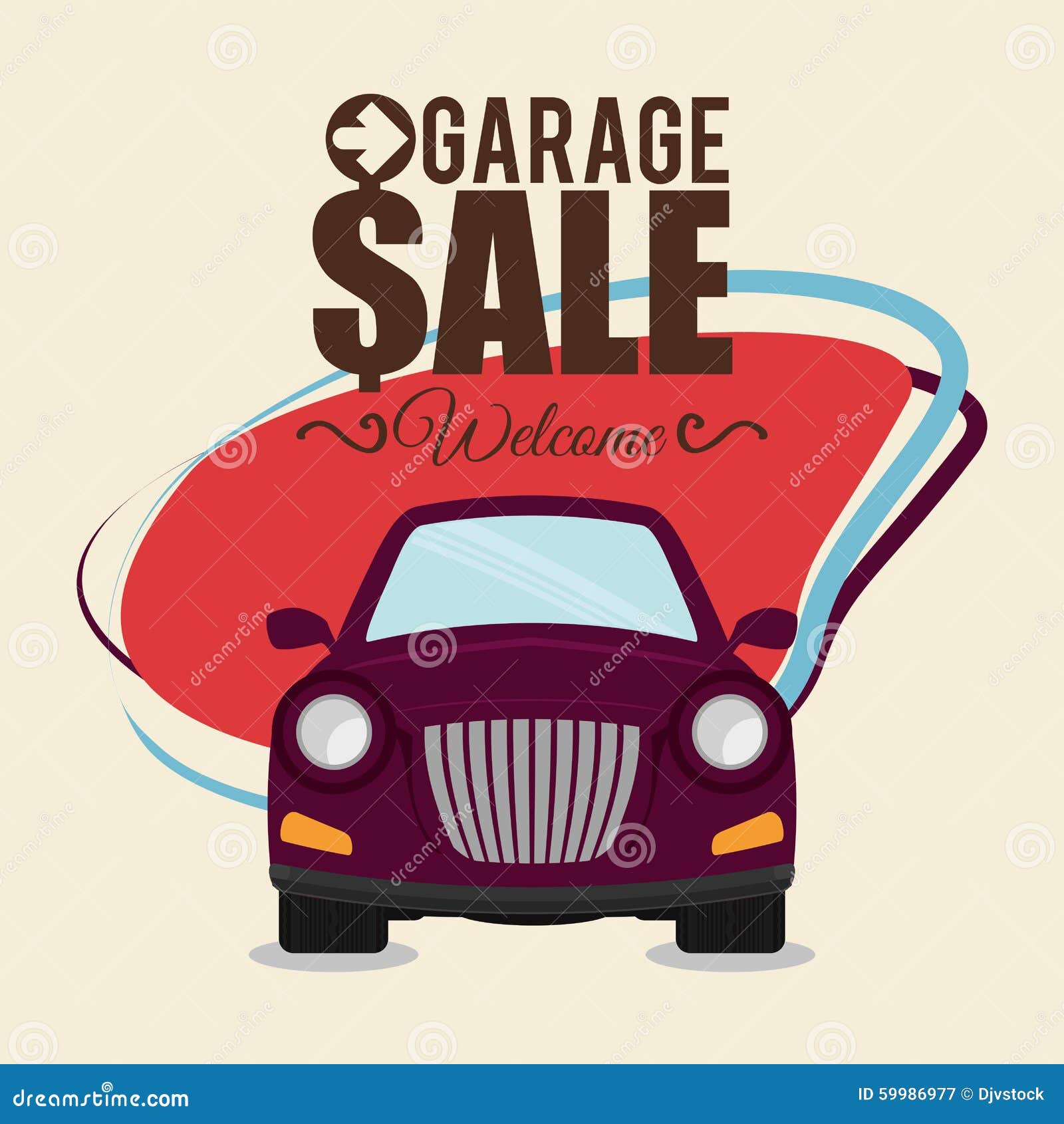 Garage design stock vector. Illustration of lifestyle - 59986977