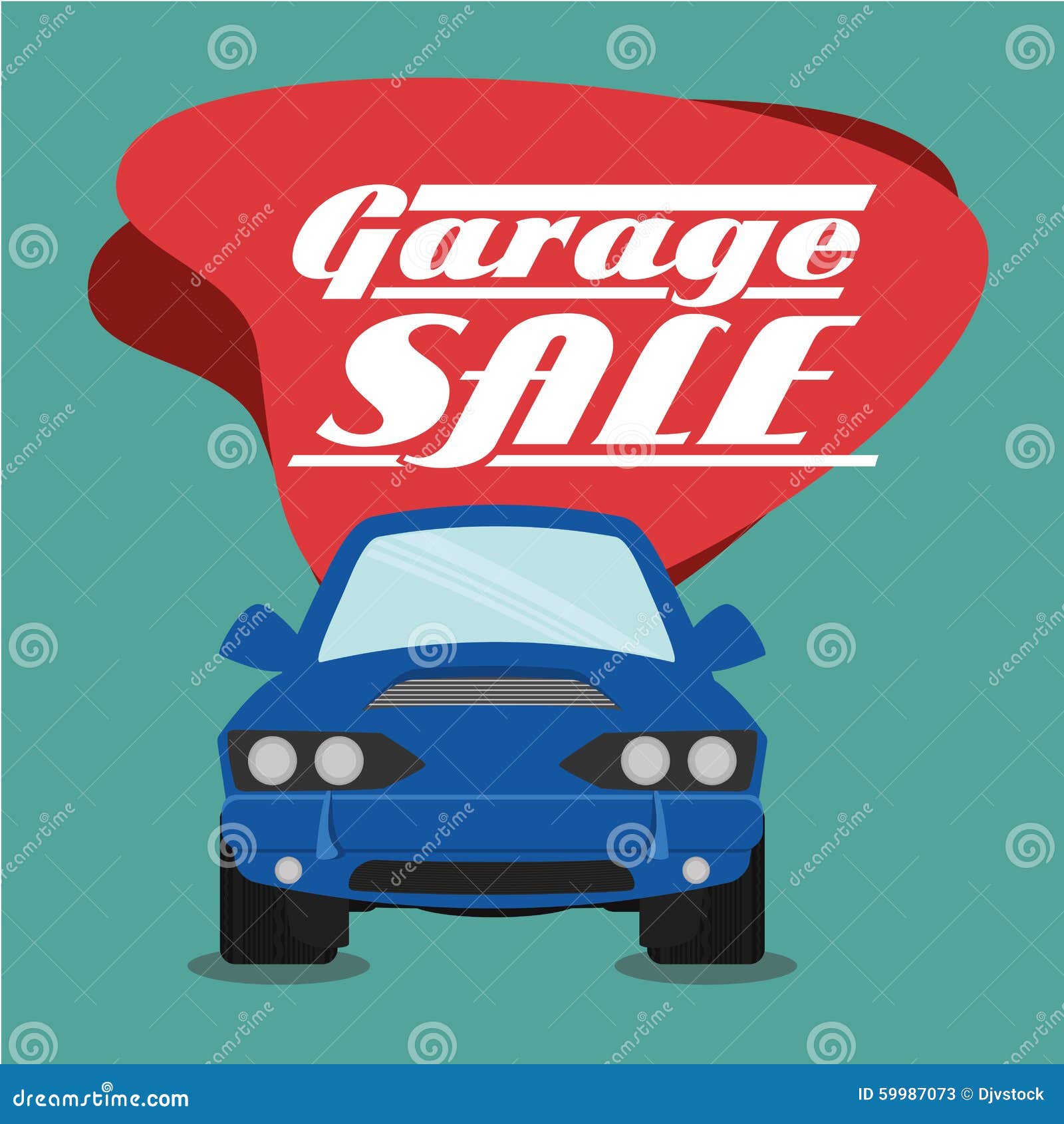 Garage design stock vector. Illustration of auto, automotive - 59987073