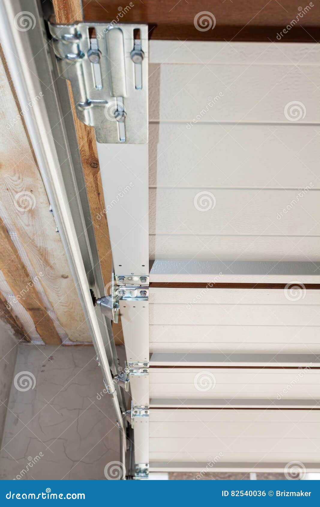 Garage Doors Installation. Post Rail and Spring Installation / Assembly ...