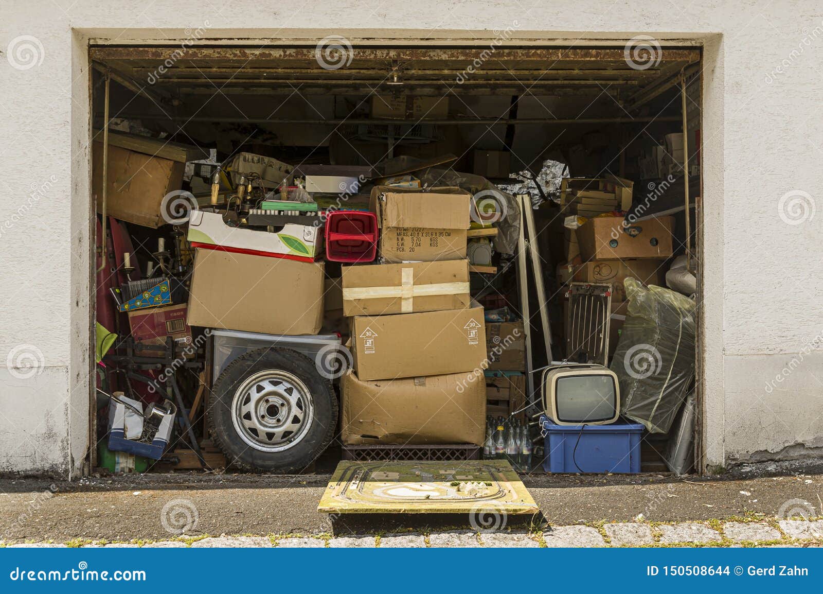 Garage Full and Stuffed with Old Stuff and Open in Good Weather for ...