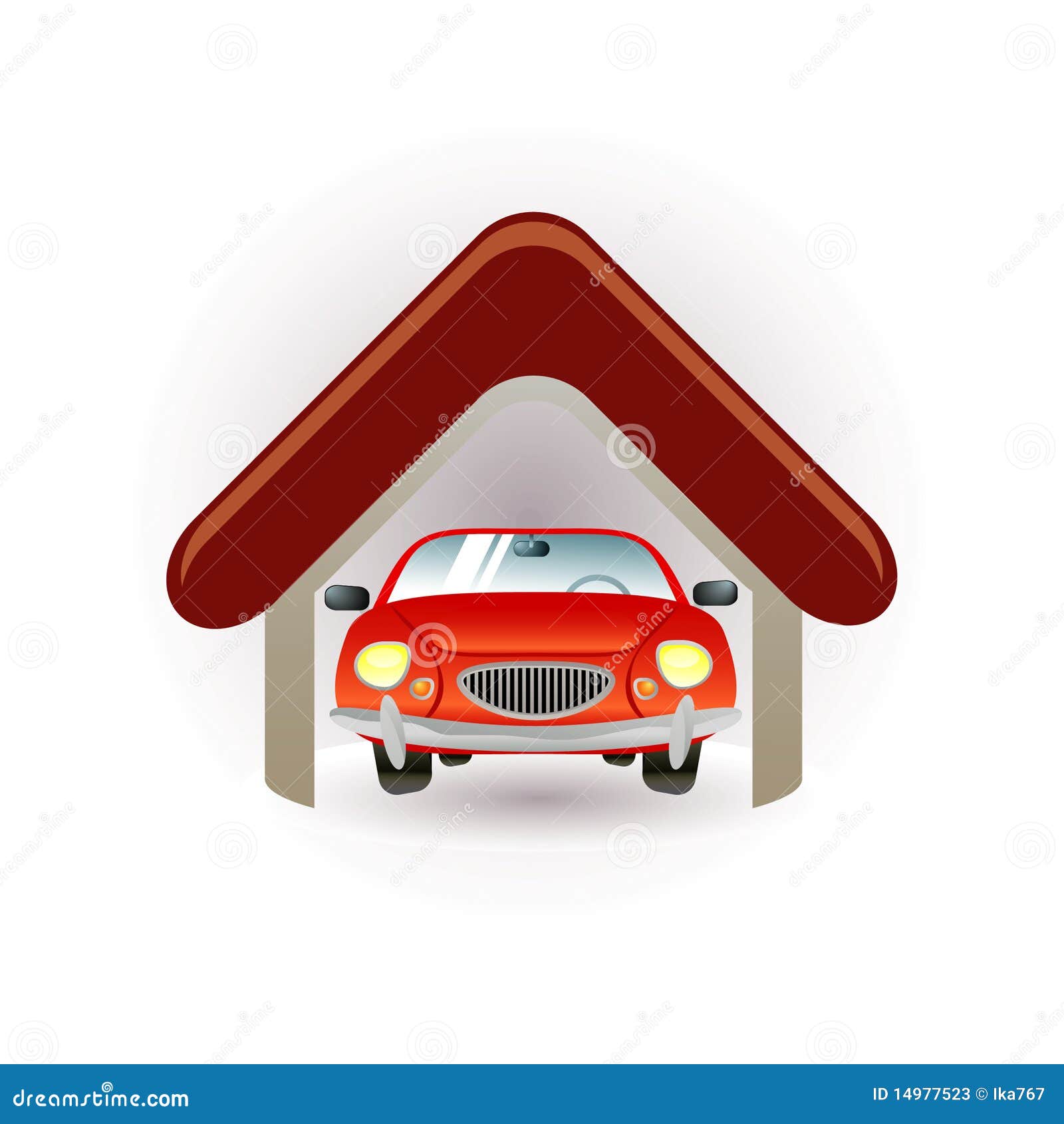 Garage icon stock vector. Illustration of transport, vehicle - 14977523