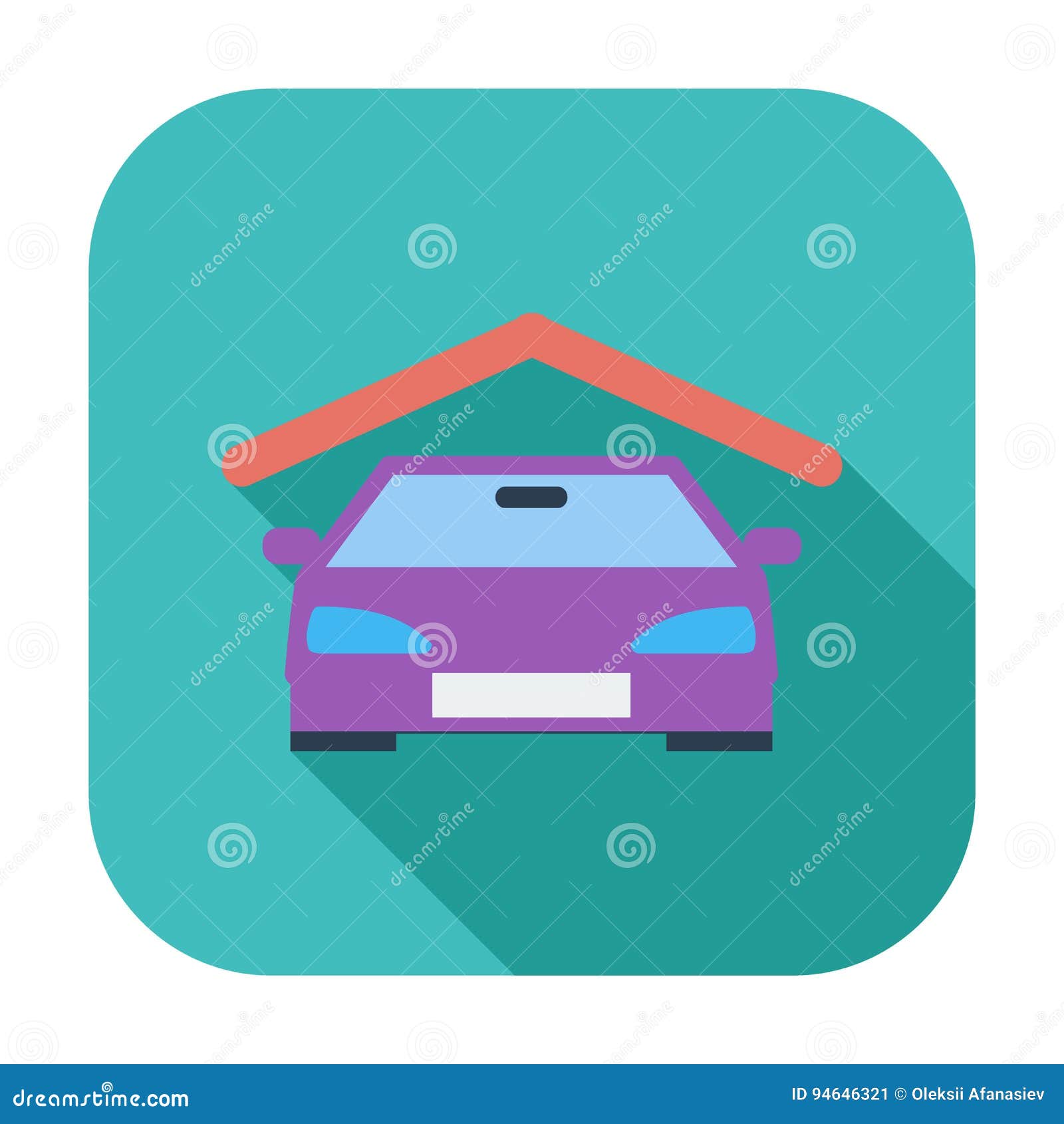 Garage icon. stock vector. Illustration of pictogram - 94646321