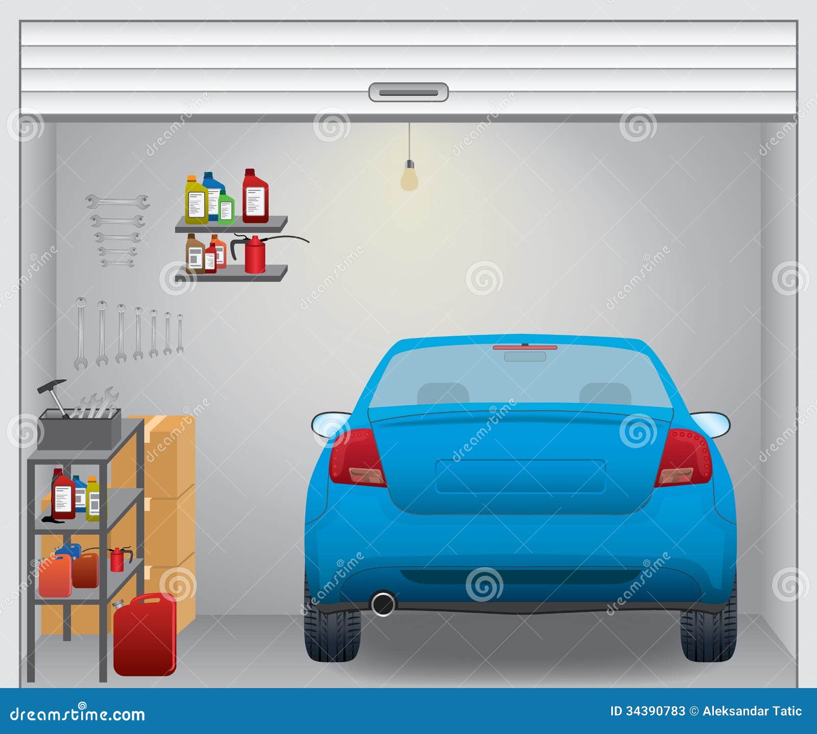 Garage Cartoons, Illustrations & Vector Stock Images - 204374 Pictures ...