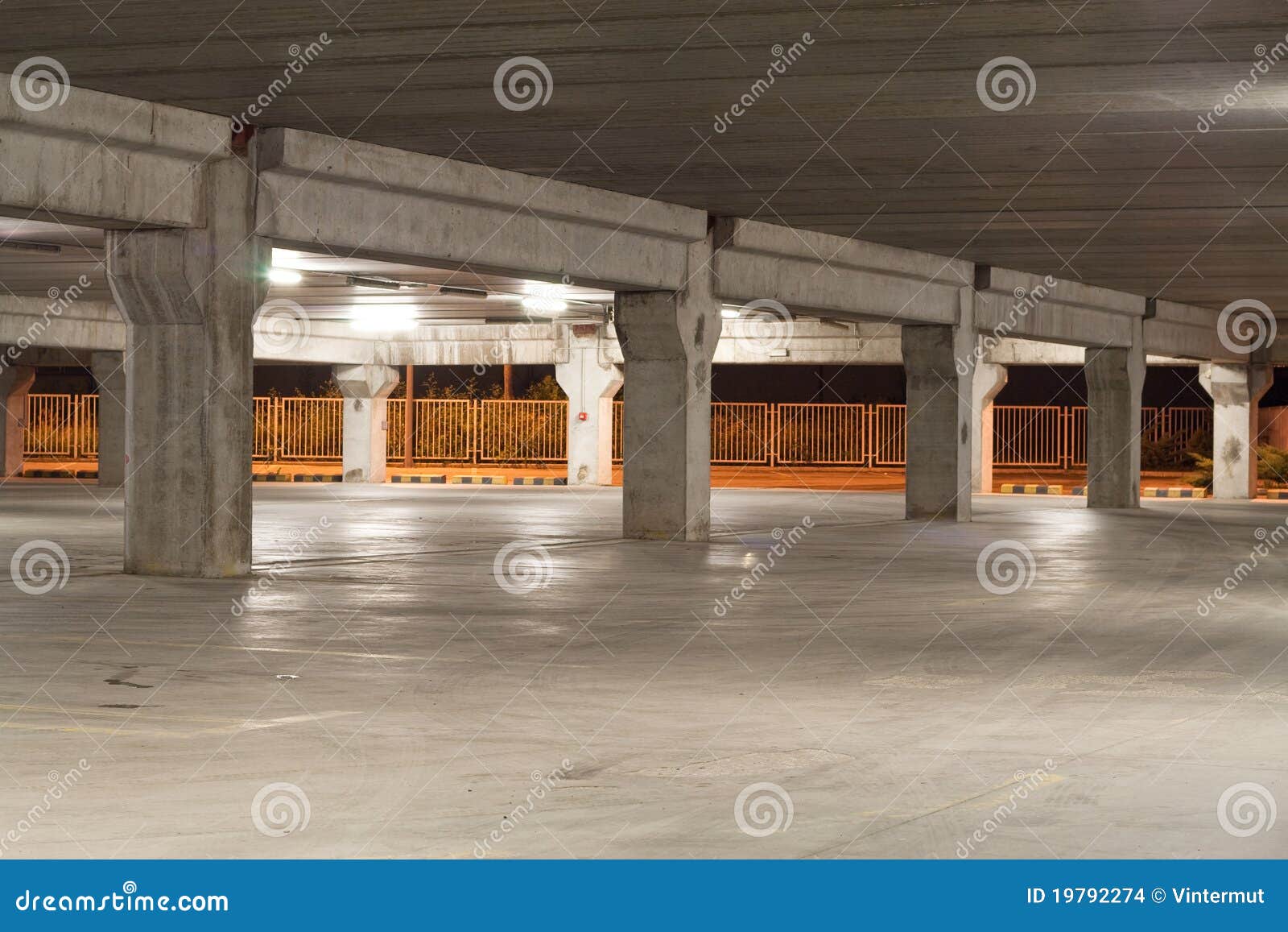 Garage by night stock photo. Image of garage, neon, light - 19792274