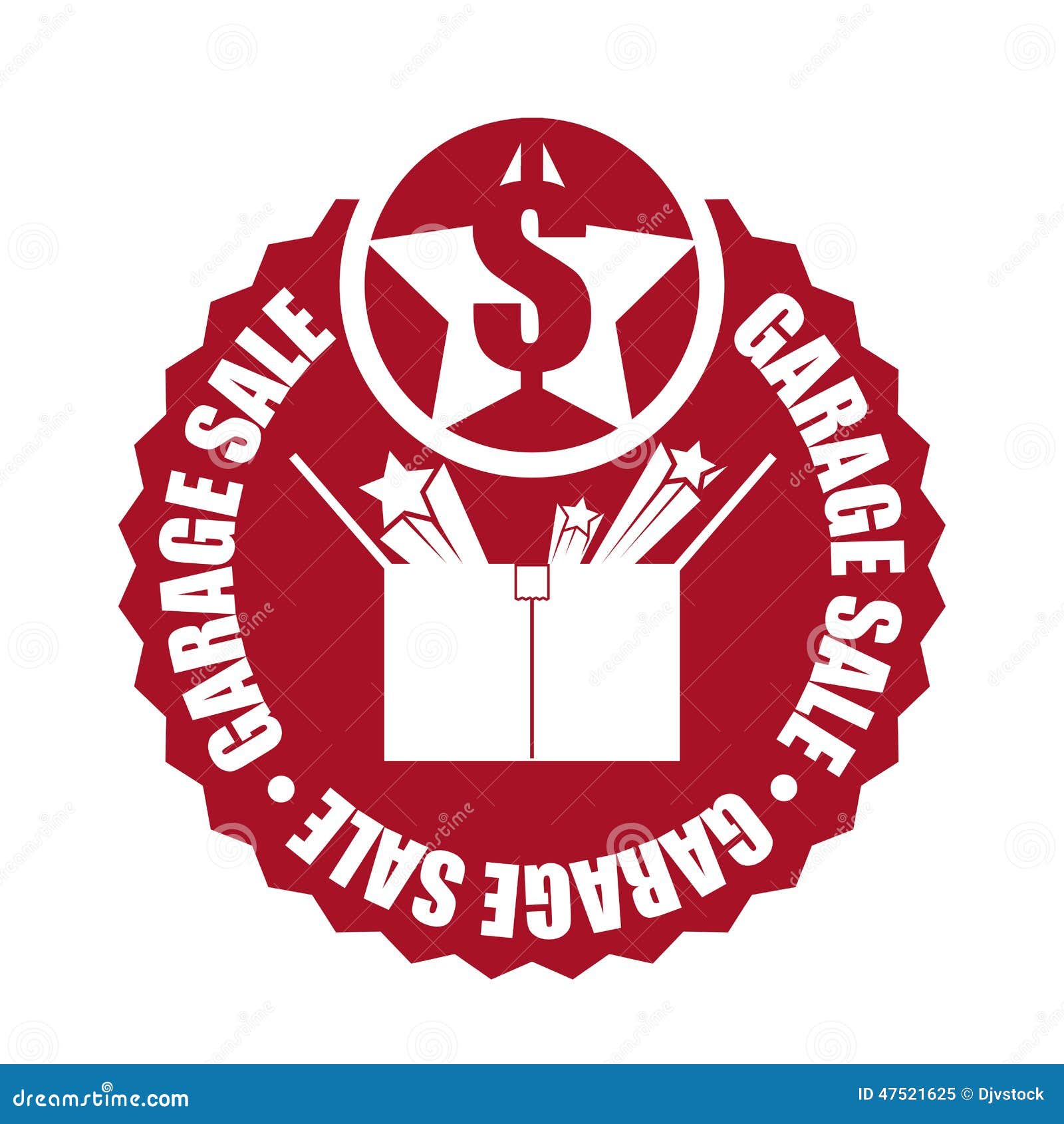 Garage sale design stock vector. Illustration of sticker - 47521625