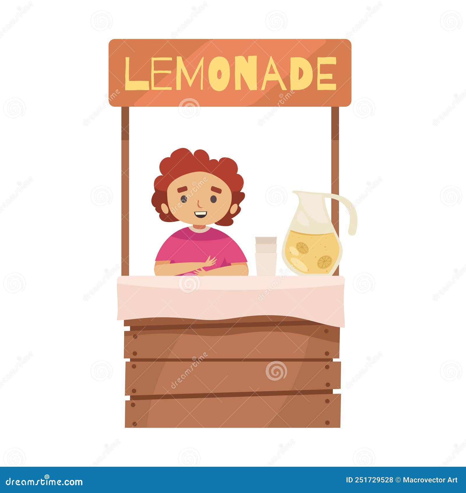 Garage Sale Lemonade Composition Stock Vector - Illustration of utensil ...