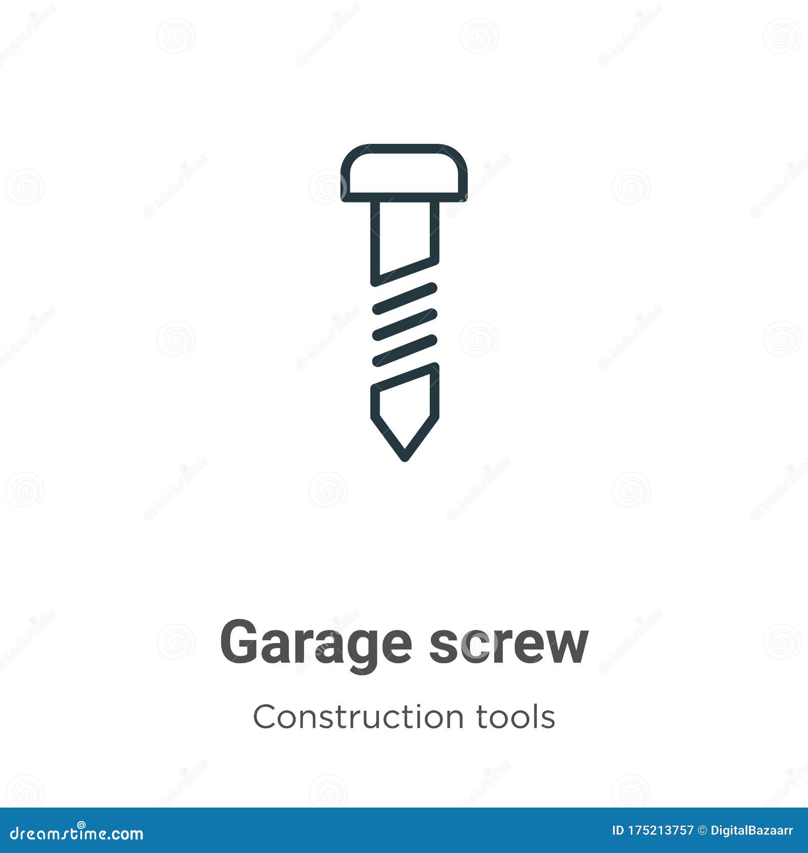 Garage Outline Vector Icon. Thin Line Black Garage Icon, Flat Vector ...