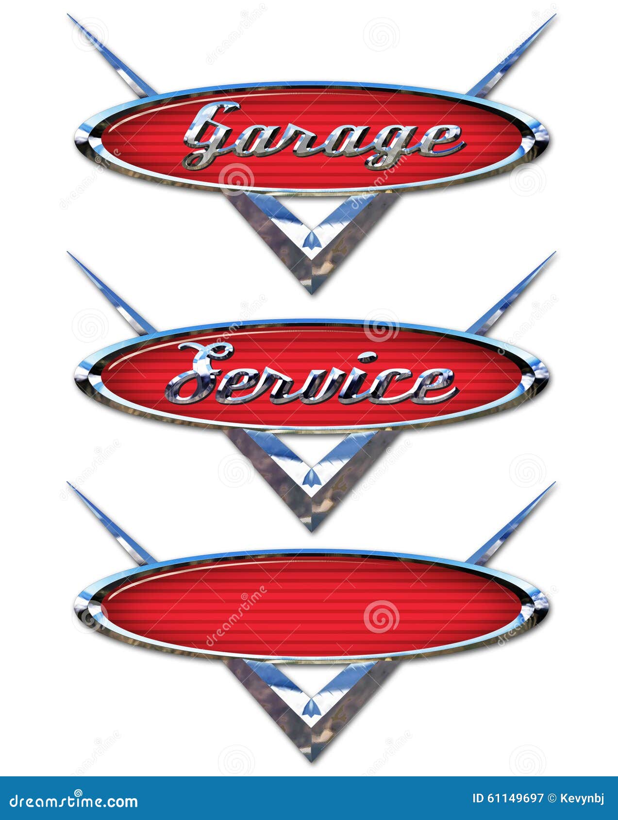 Garage. Service Station. Emblem With Crossed Pistons. Car Repair ...