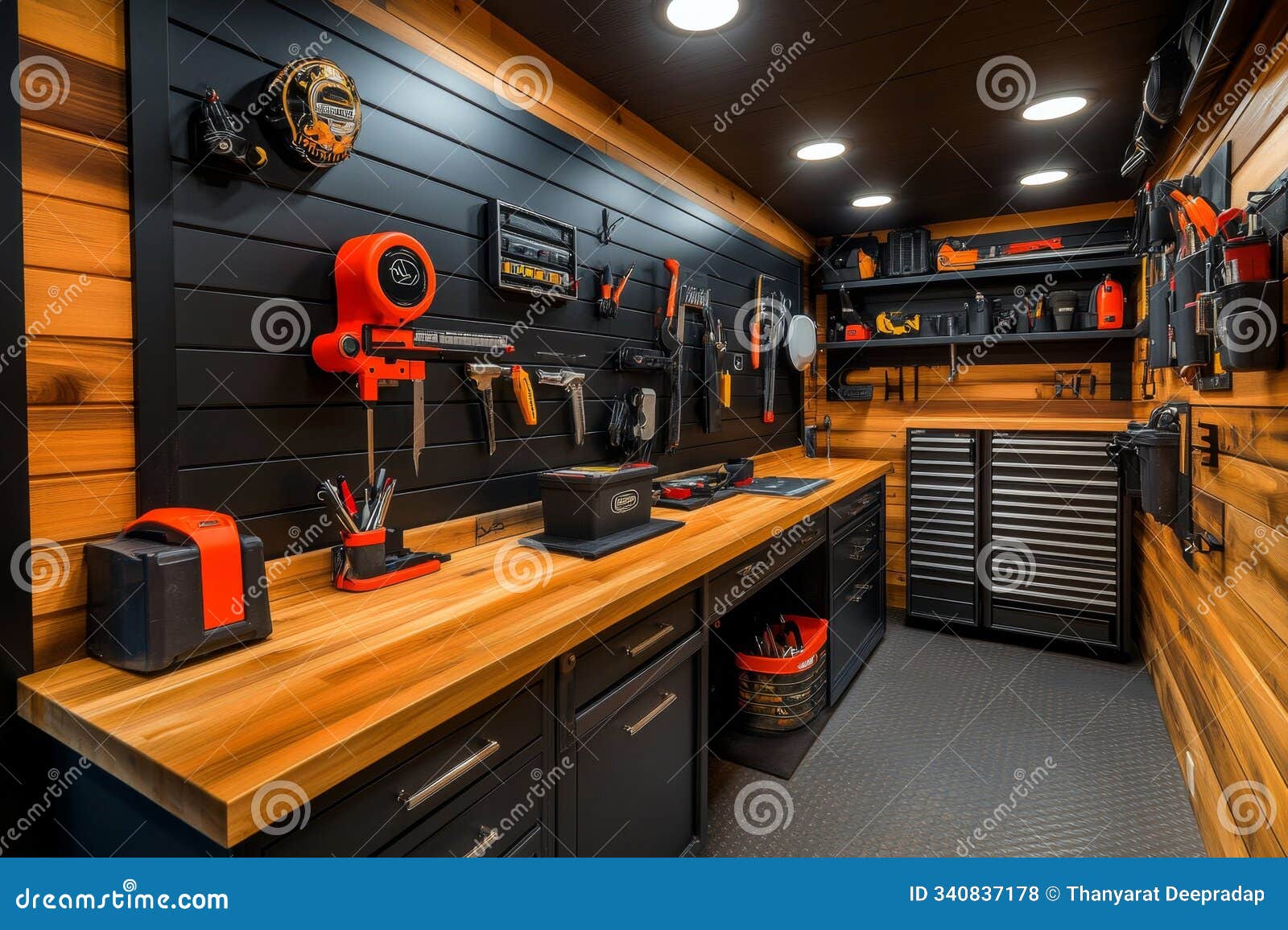 Garage Space Optimization is Depicted in a Minimalist Design Focusing ...