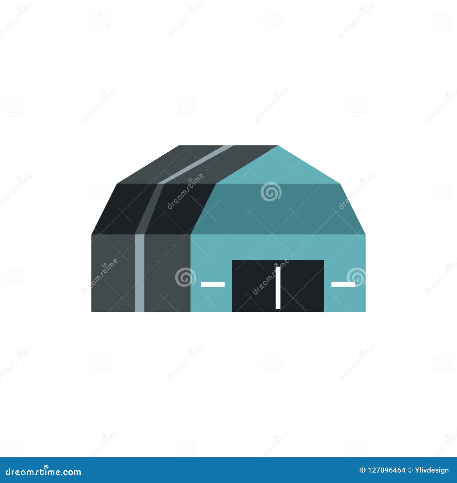 Garage Storage Icon, Flat Style Stock Illustration - Illustration of ...